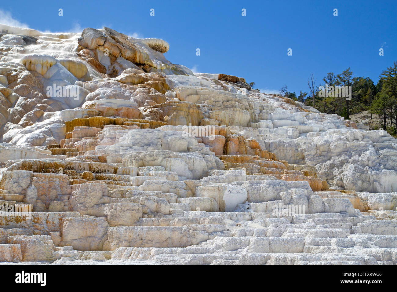 Travertine terraces hi-res stock photography and images - Alamy