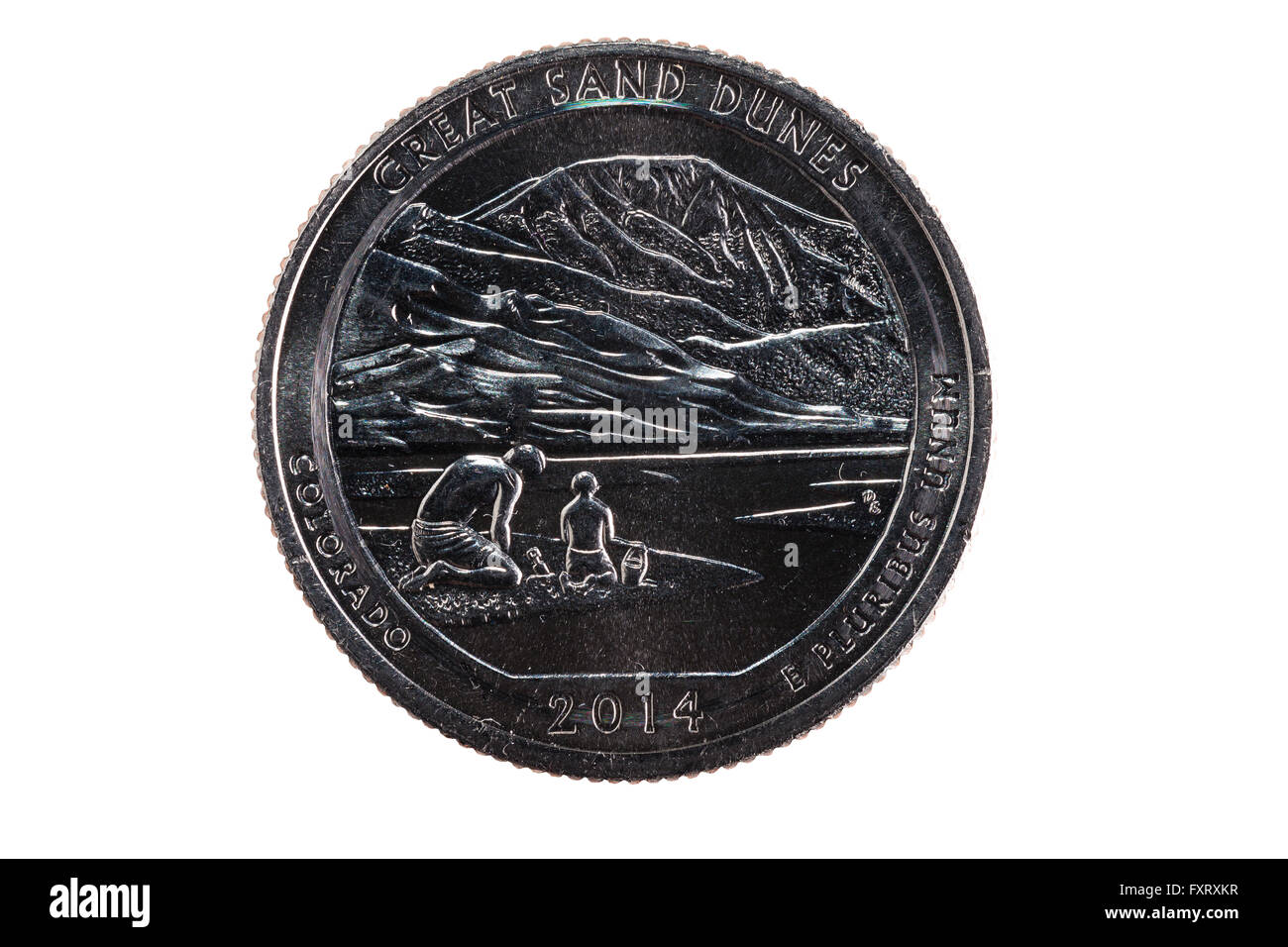 Tail Side Closeup Colorado Great Sand Dunes Quarter Stock Photo - Alamy