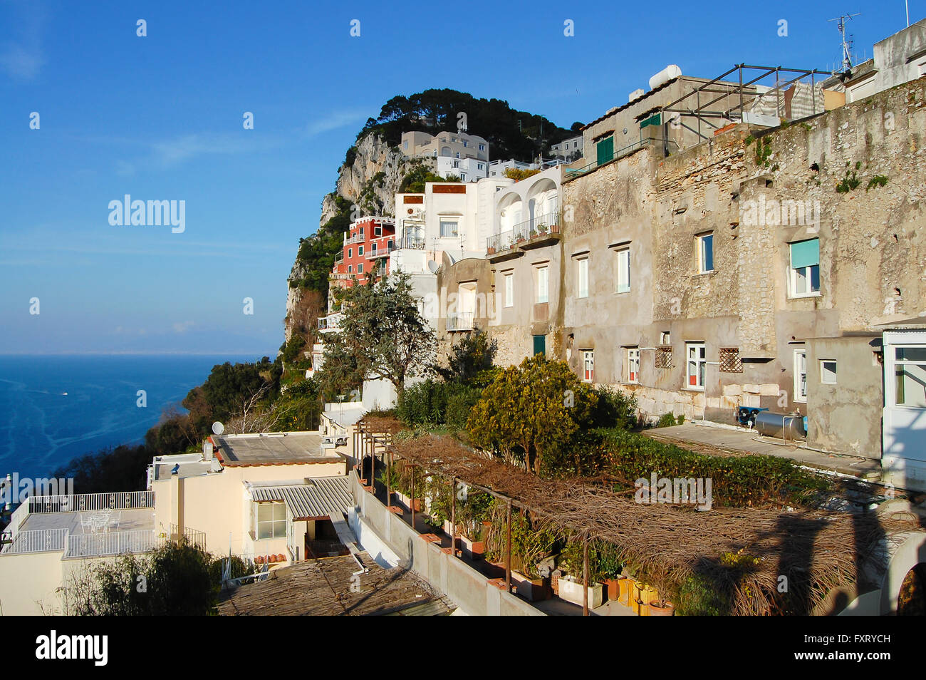 Capri Island Port - Italy Stock Photo - Alamy