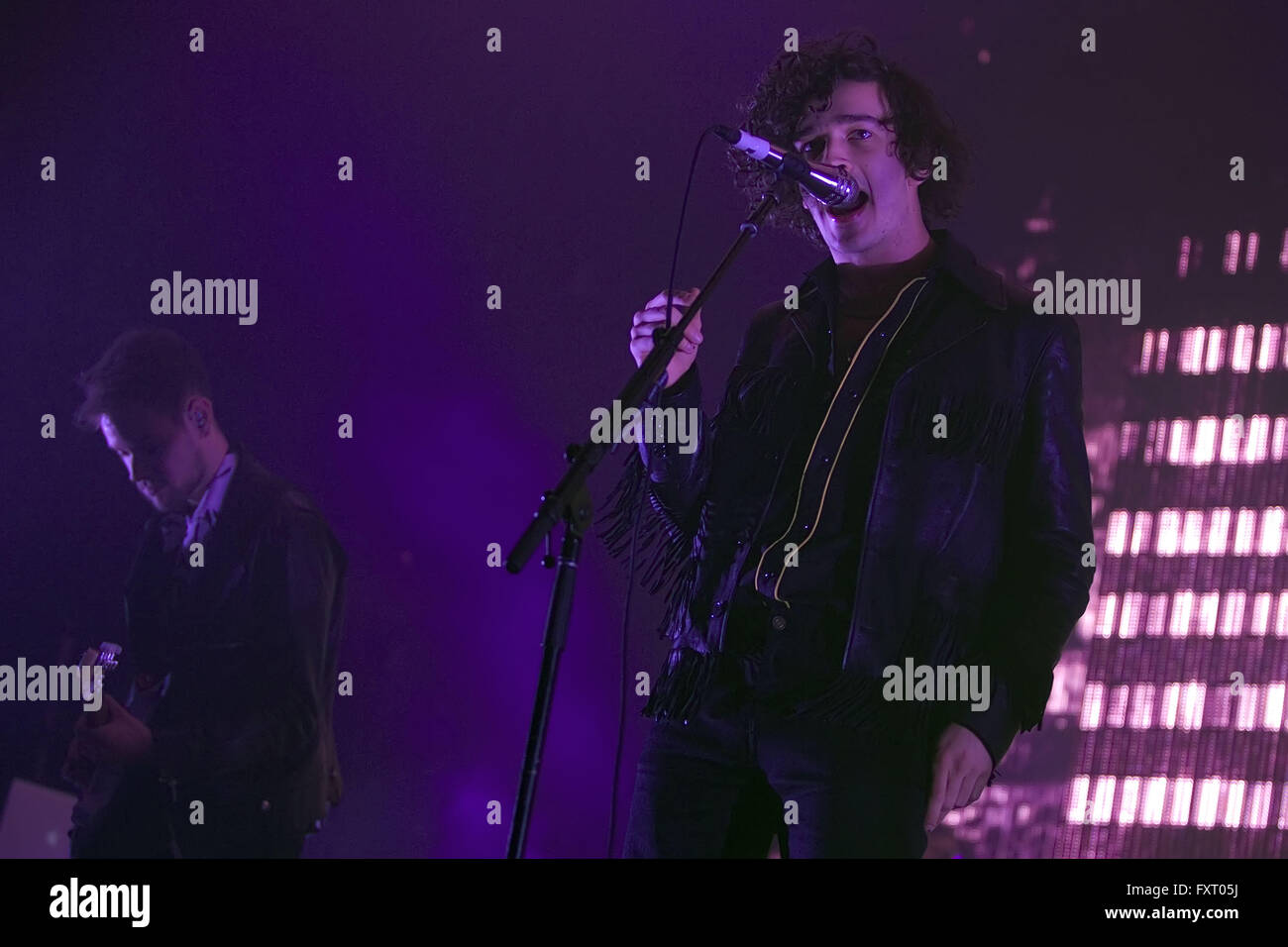 The 1975 performing live in concert Featuring: The 1975 Where: Glasgow ...