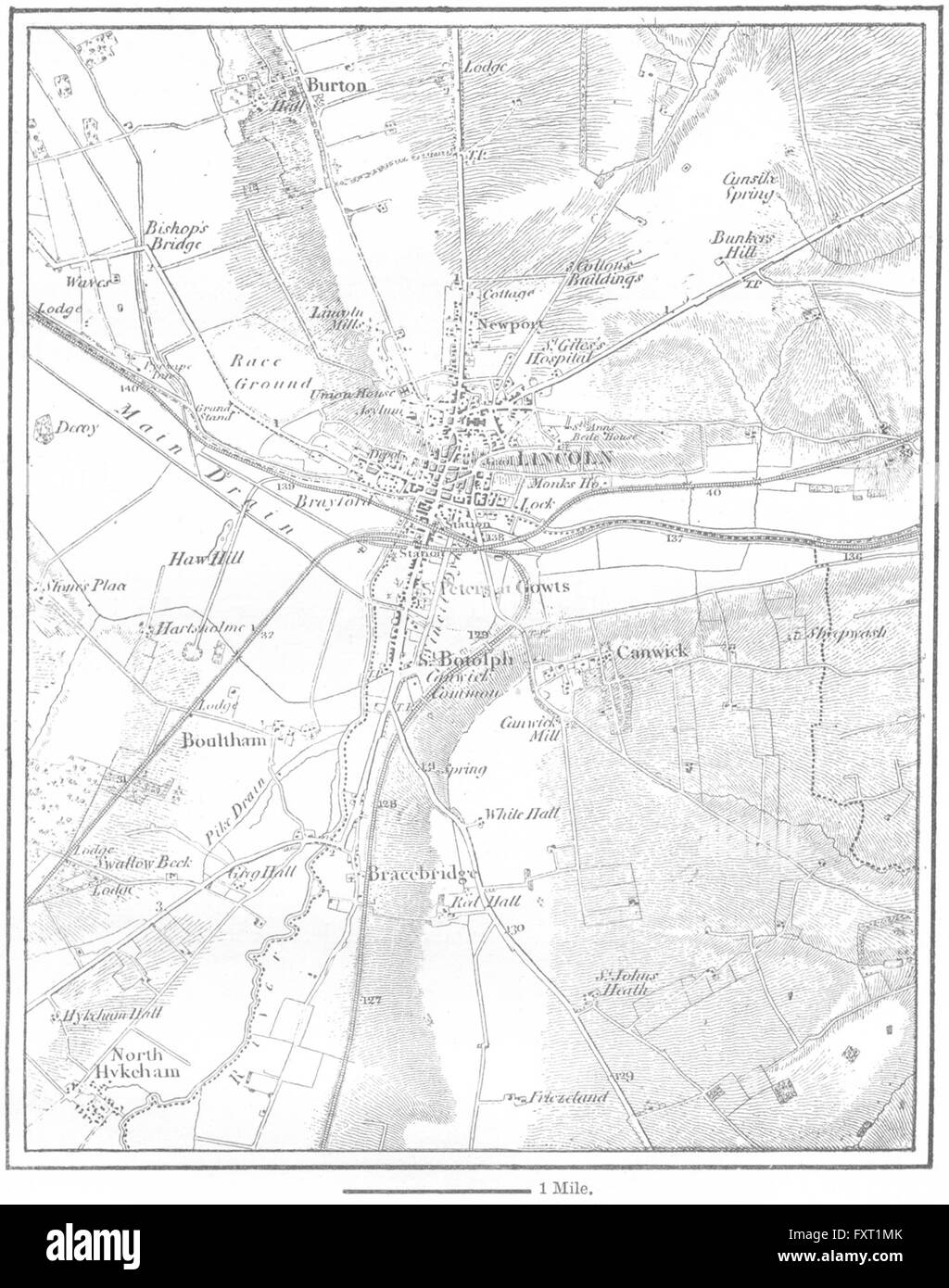 National Highway Map Of Lincoln