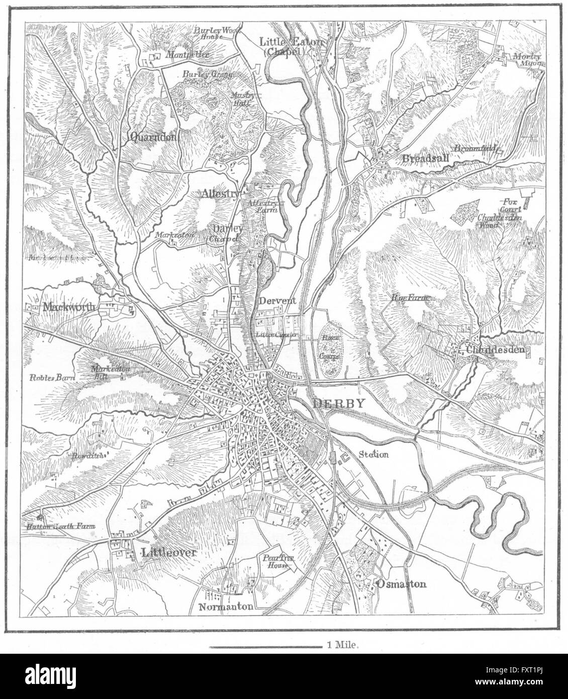 Vintage humber map hi-res stock photography and images - Alamy