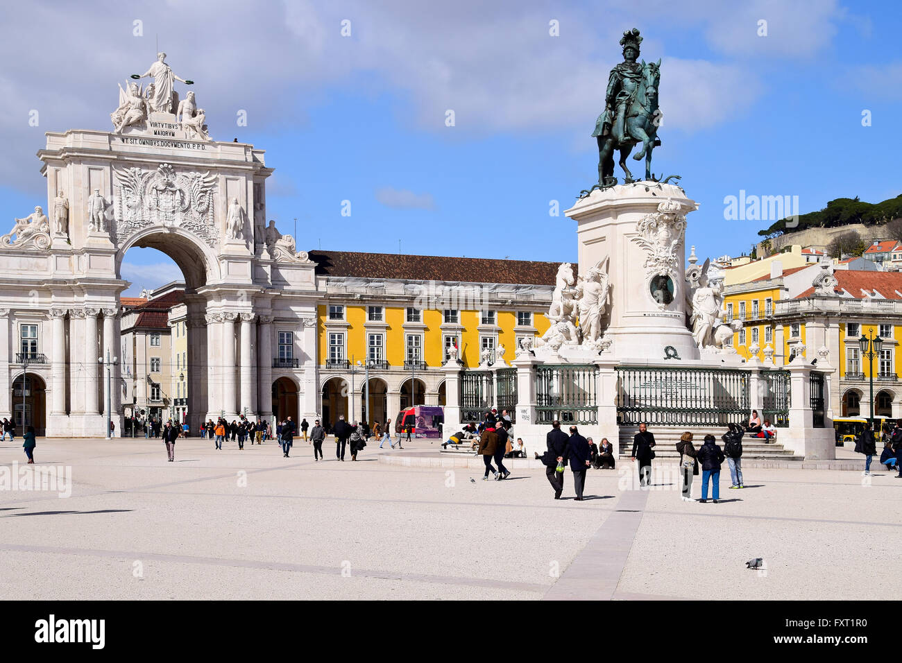 The largest square in portugal hi-res stock photography and images - Alamy