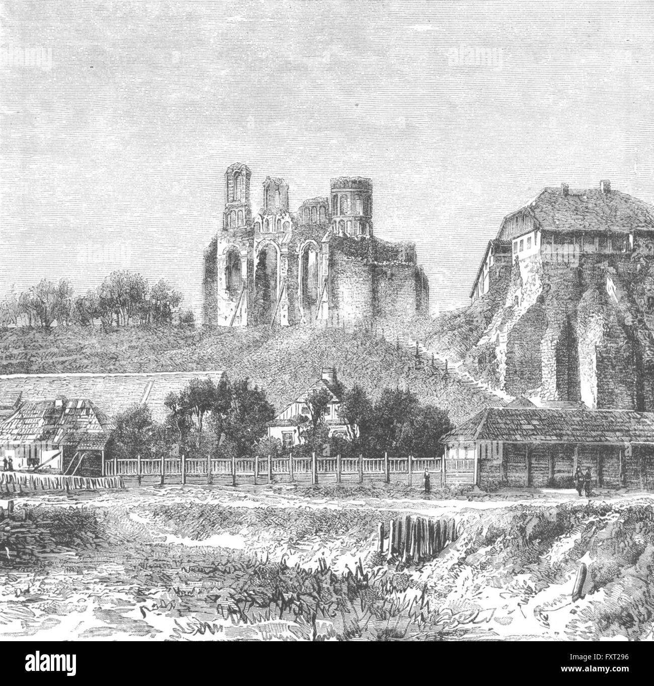 Castle ruins e Black and White Stock Photos & Images - Alamy