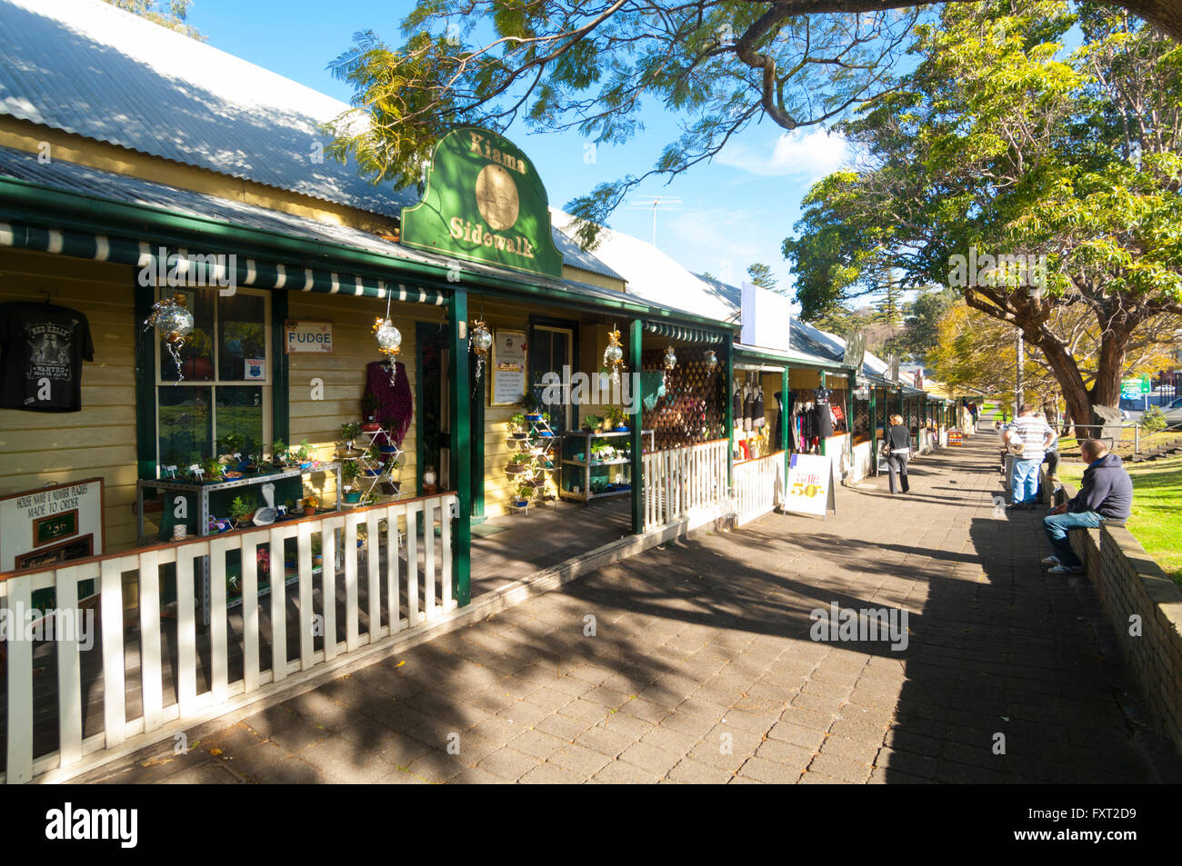 Historic Terrace Shops, Kiama, Illawarra Coast, New South Wales ...