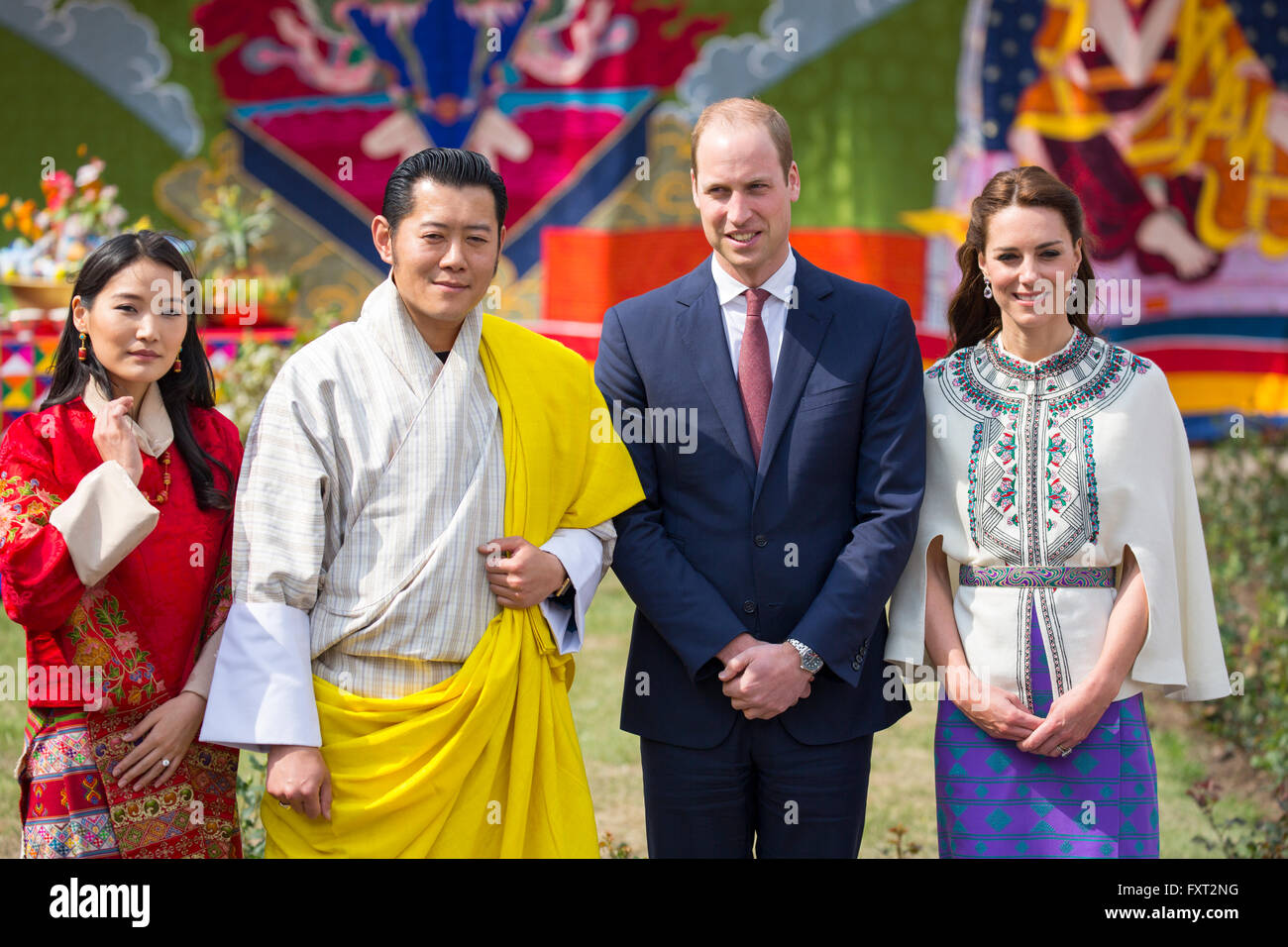 Bhutan king queen hi-res stock photography and images - Alamy