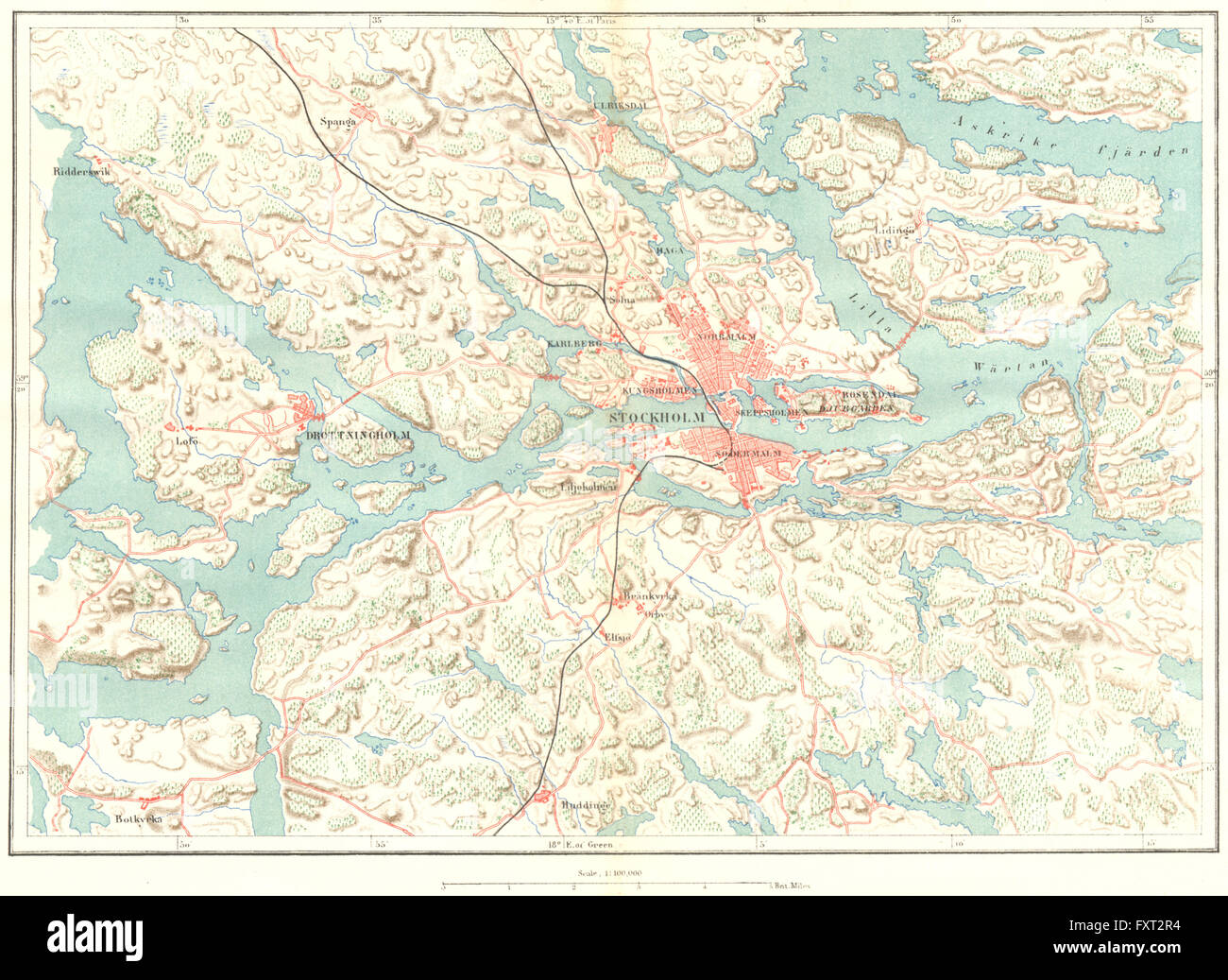 Geography map stockholm hi-res stock photography and images - Alamy