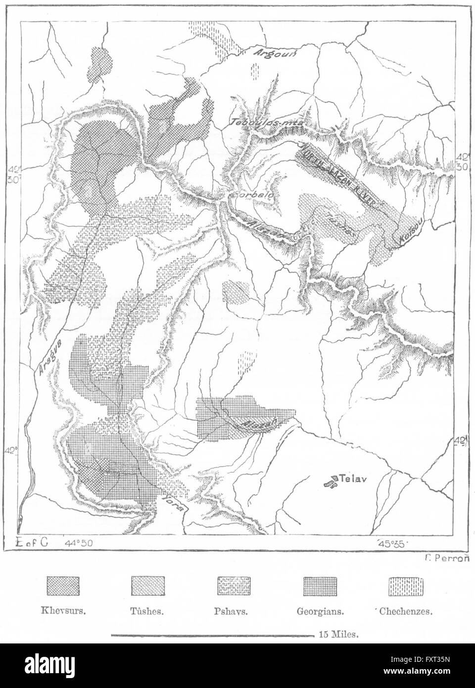 Vintage map of georgia Black and White Stock Photos & Images - Alamy