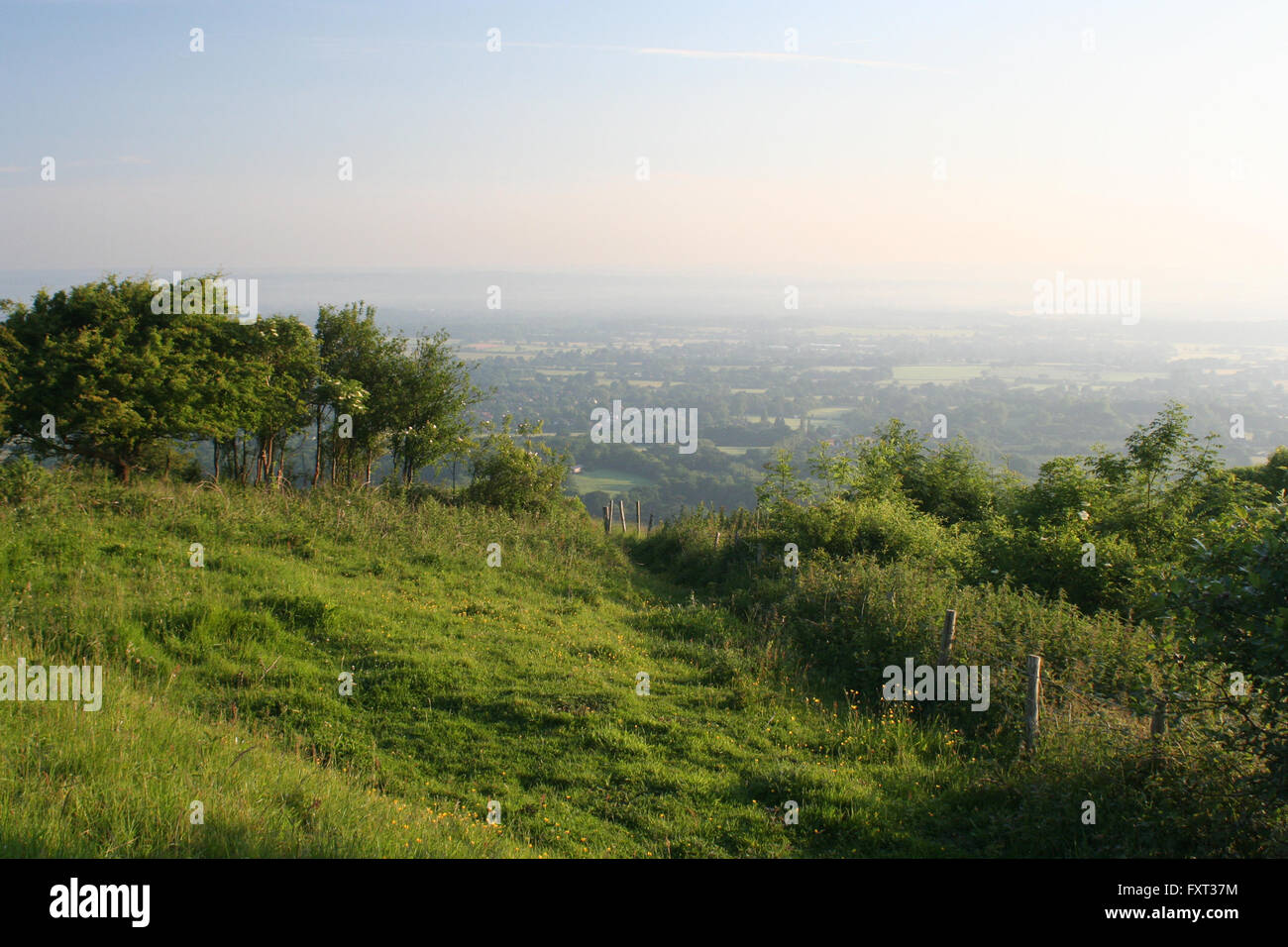 The Low Weald from Ditchling Beacon Stock Photo - Alamy