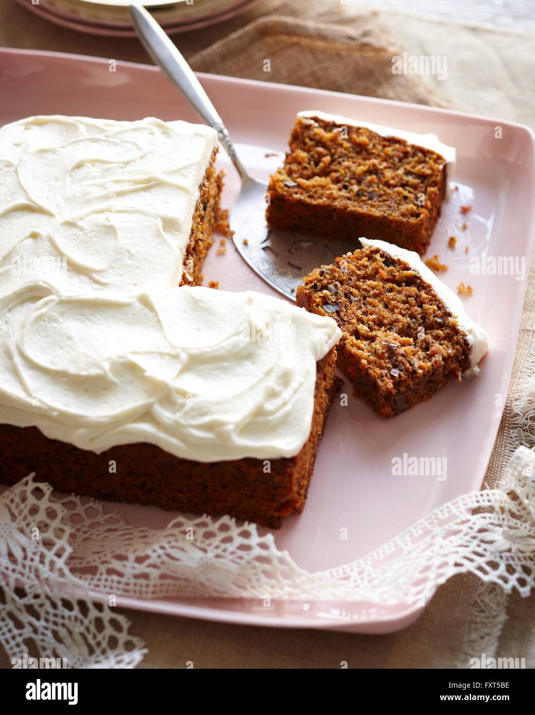 Overhead shot of cake hi-res stock photography and images - Alamy