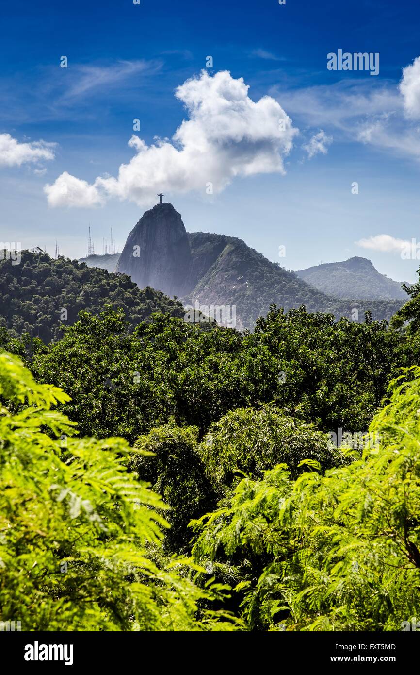 Christ the redeemer statue, Corcovado, Rio de Janeiro, Brazil Stock ...
