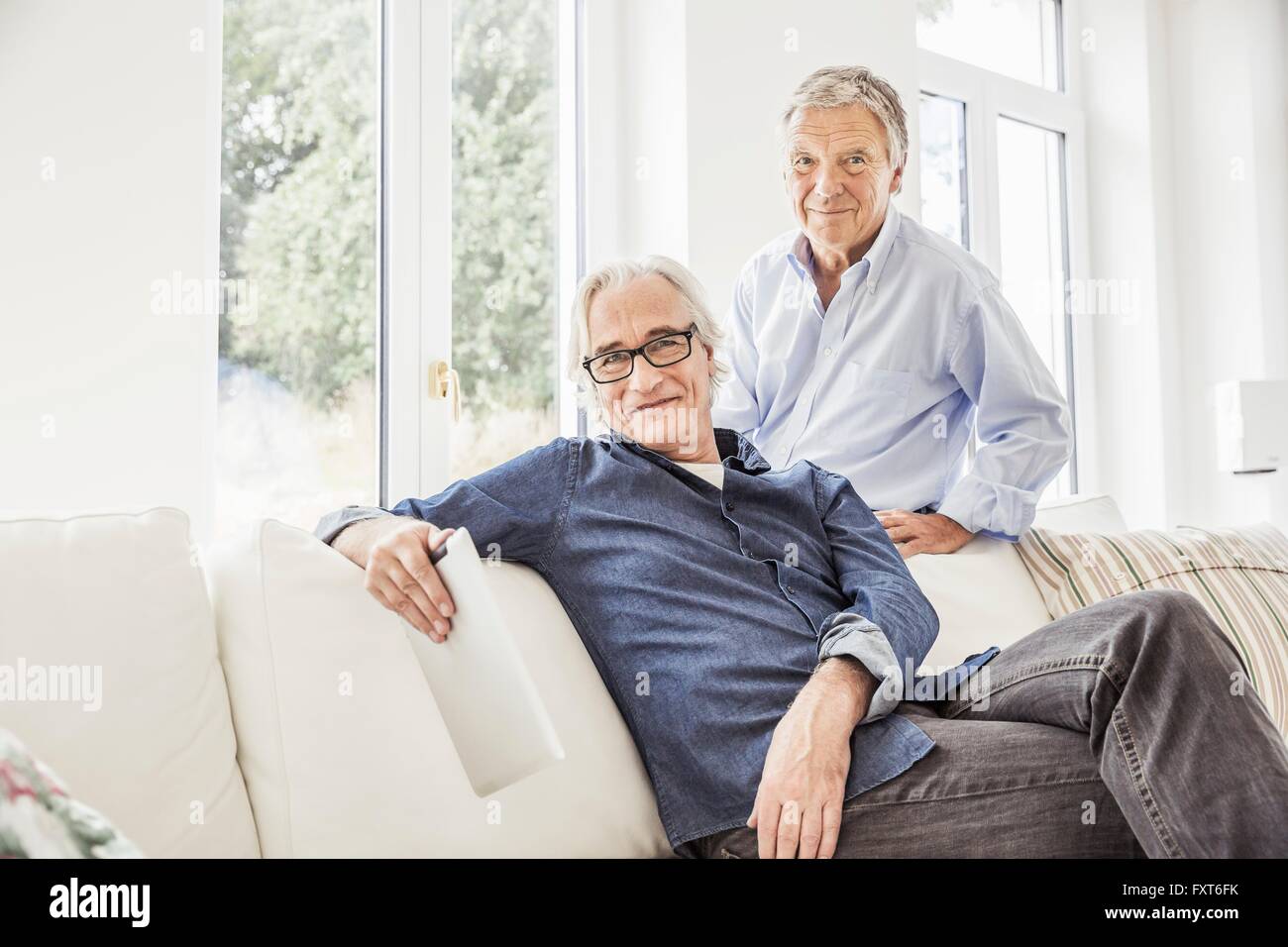 65 two men hi-res stock photography and images - Alamy