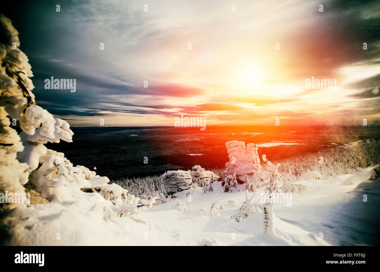 Sunset russia hi-res stock photography and images - Alamy