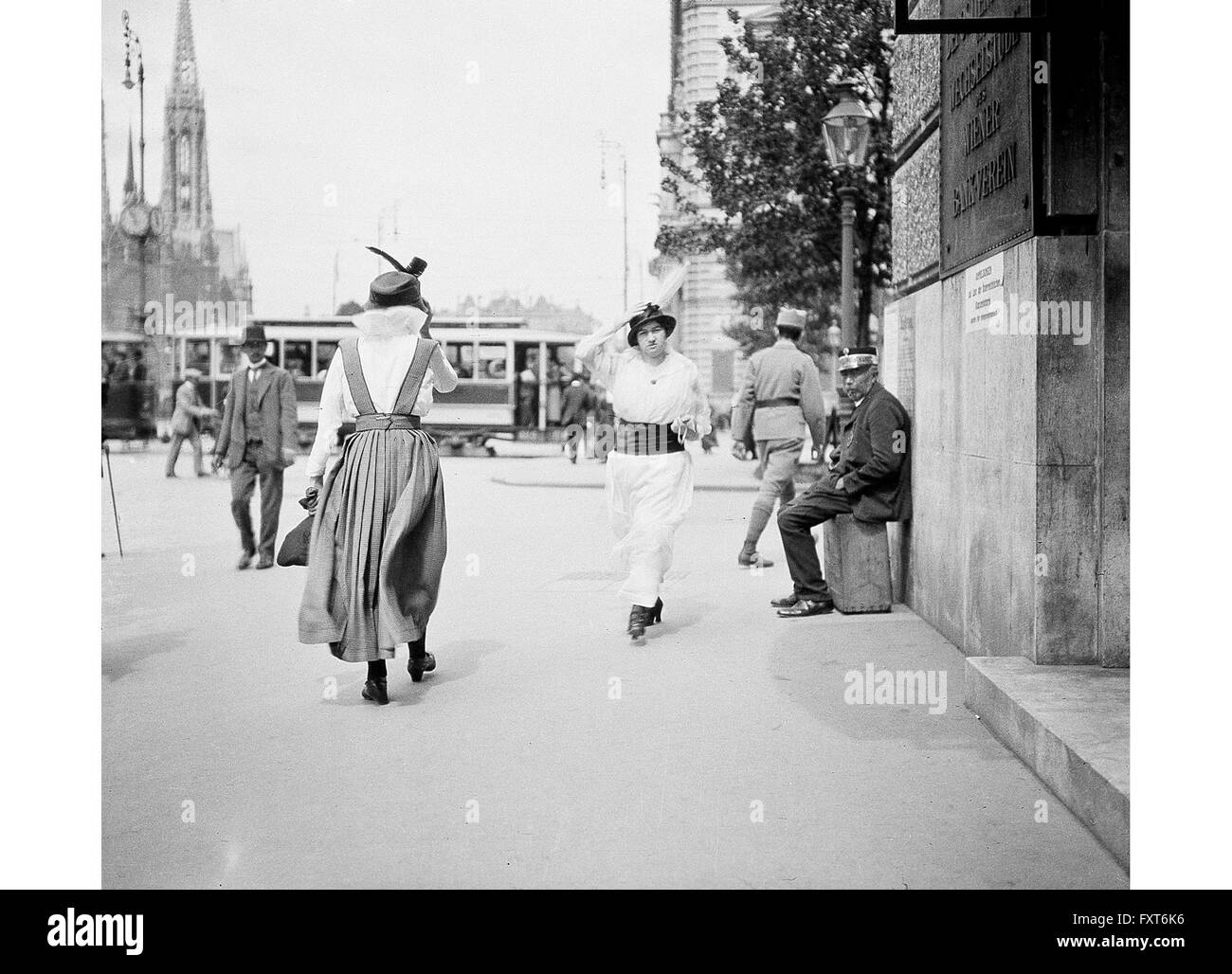 Wien 1, Ecke Schottenring/Schottengasse Stock Photo - Alamy