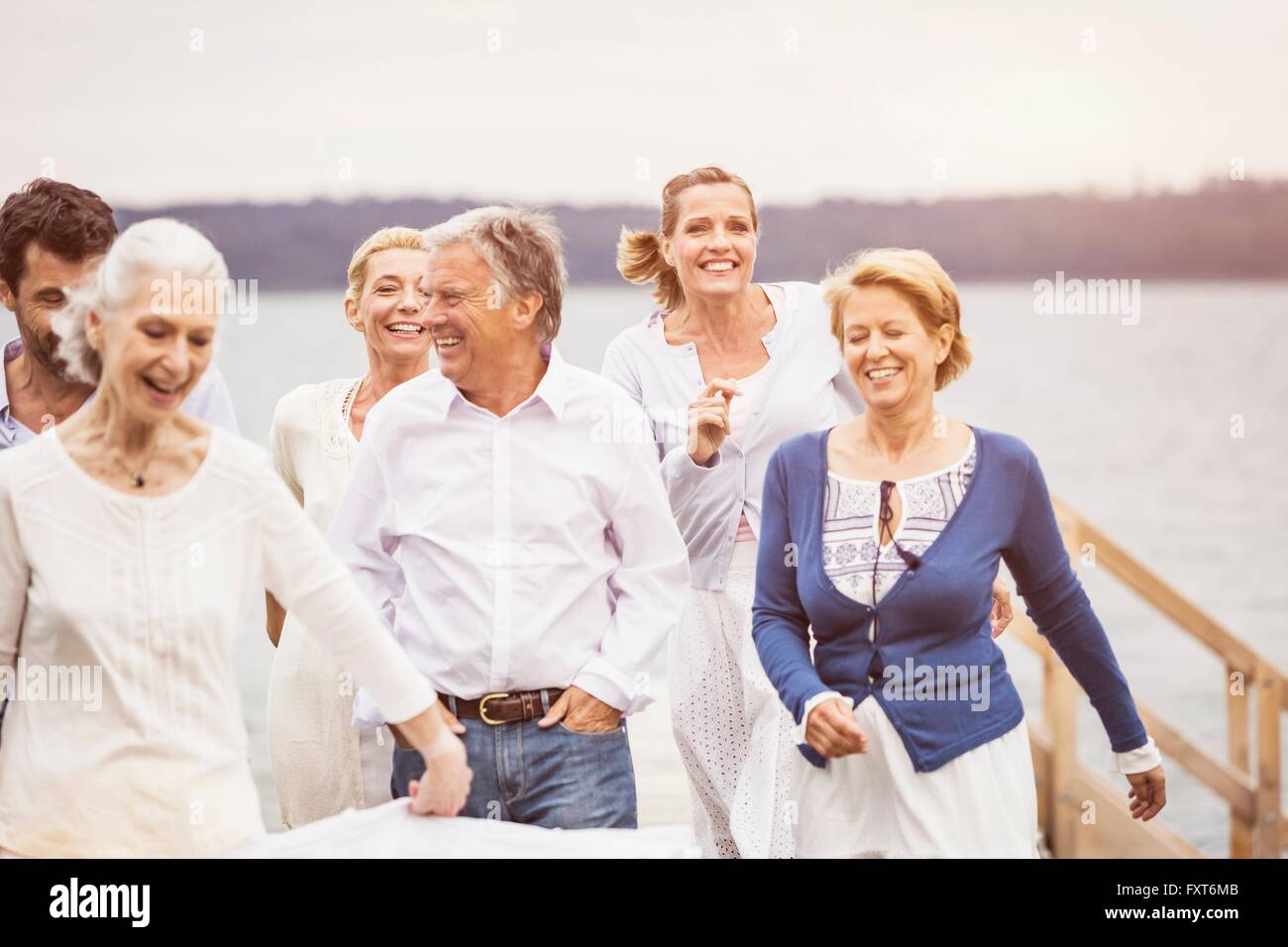 Group walking together hi-res stock photography and images - Alamy