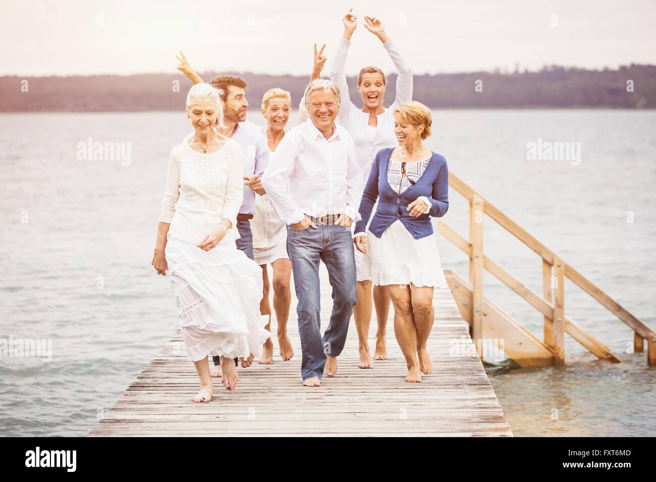 Group walking together hi-res stock photography and images - Alamy