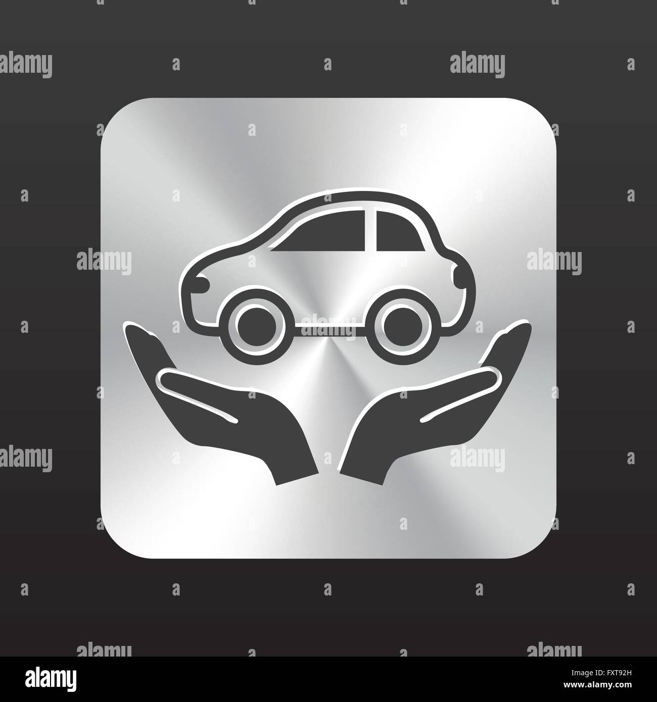 Pictograph of car. Vector concept illustration for design. Eps 10 Stock ...