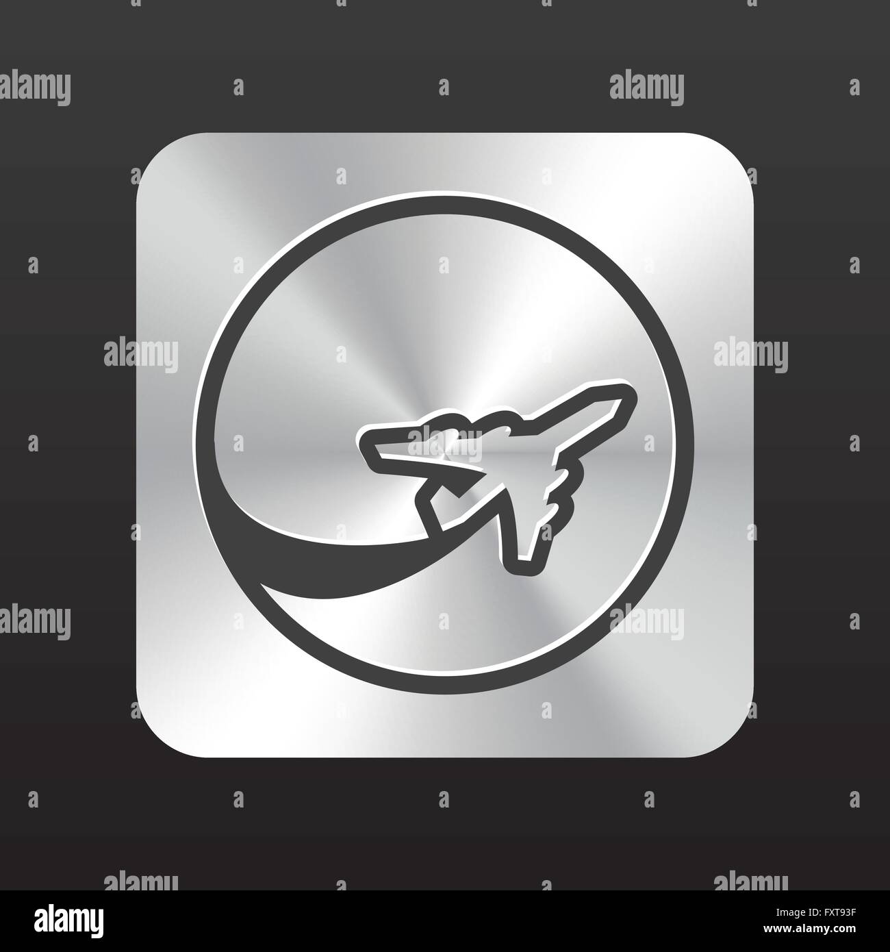 Pictograph of airplane. Vector concept illustration for design. Eps 10 ...