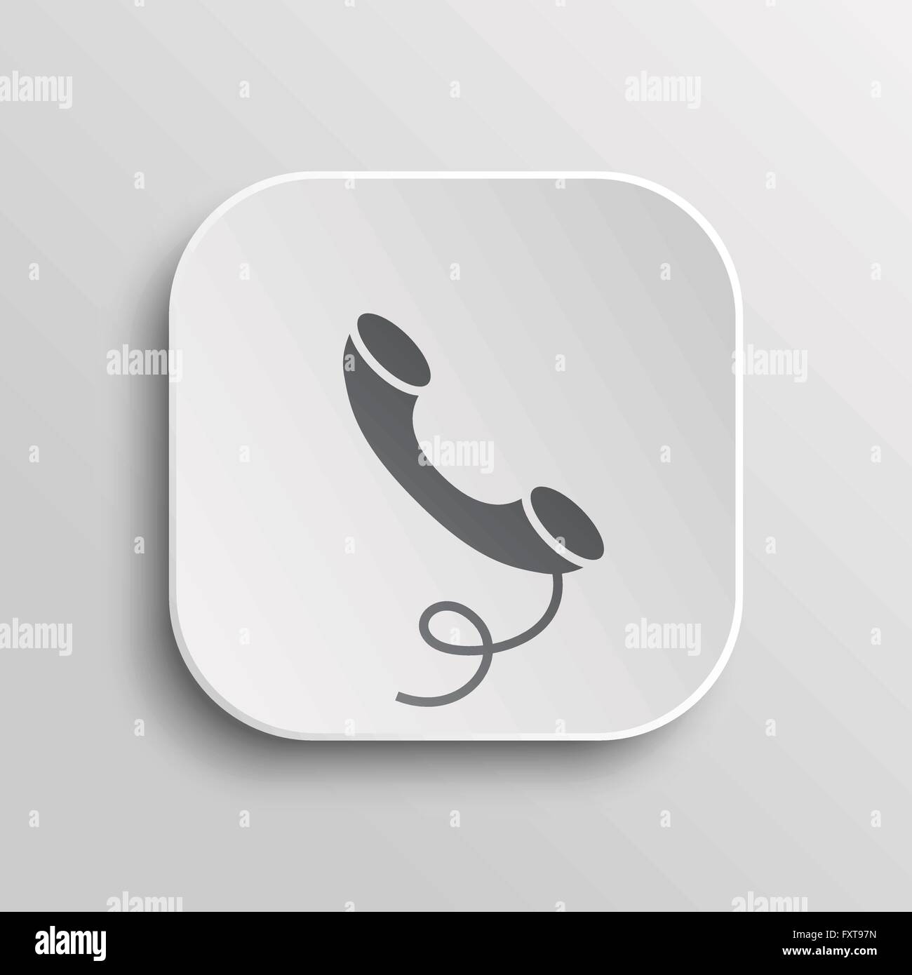 Pictograph of phone. Vector concept illustration for design. Eps 10 ...