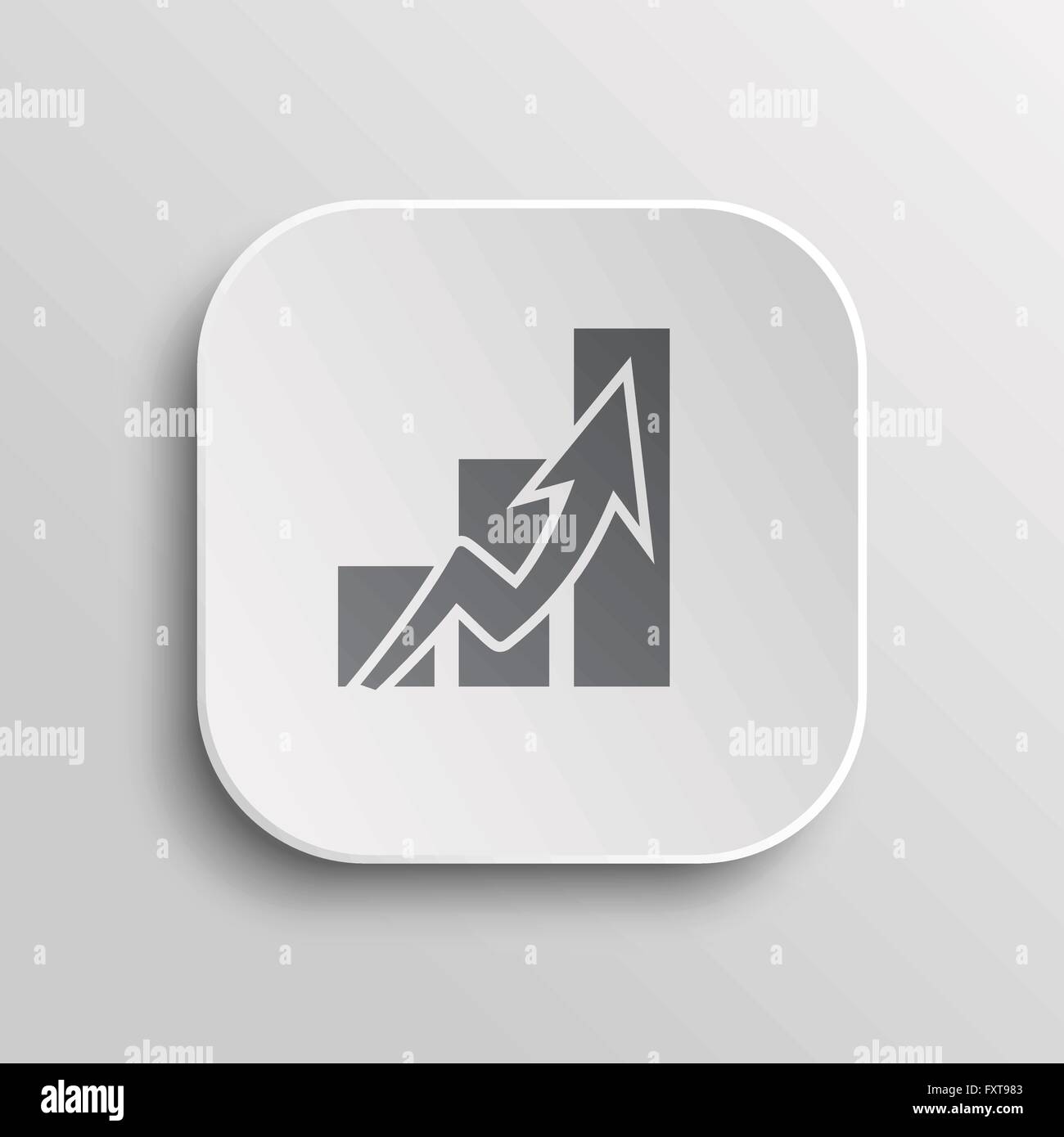 Pictograph of graph. Vector concept illustration for design. Eps 10 ...