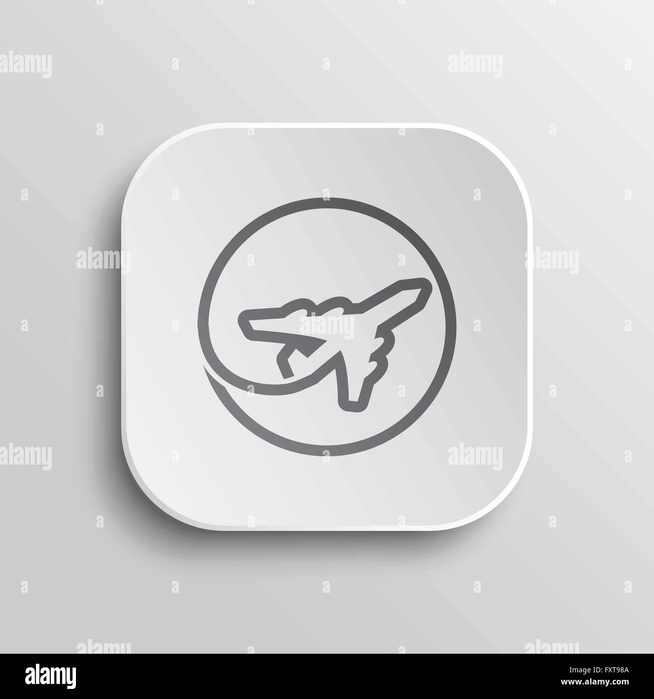 Pictograph of airplane. Vector concept illustration for design. Eps 10 ...