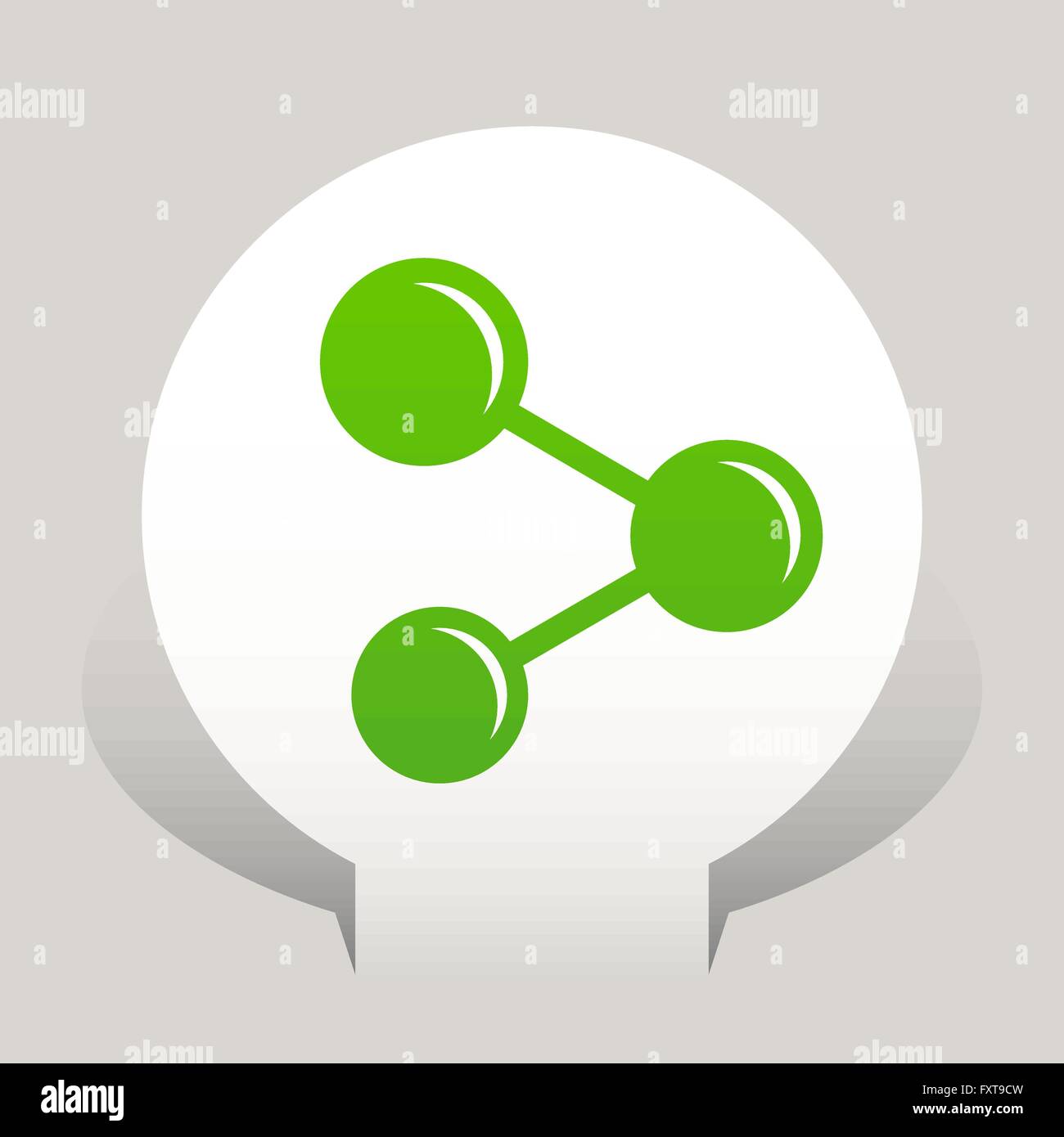 Pictograph of share. Vector concept illustration for design. Eps 10 ...