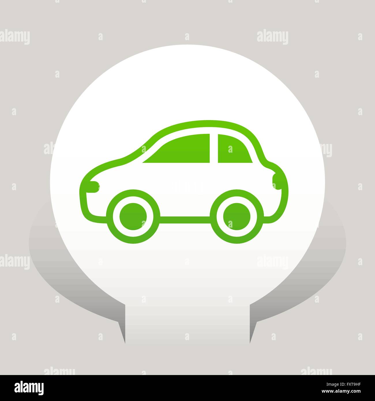 Pictograph of car. Vector concept illustration for design. Eps 10 Stock ...