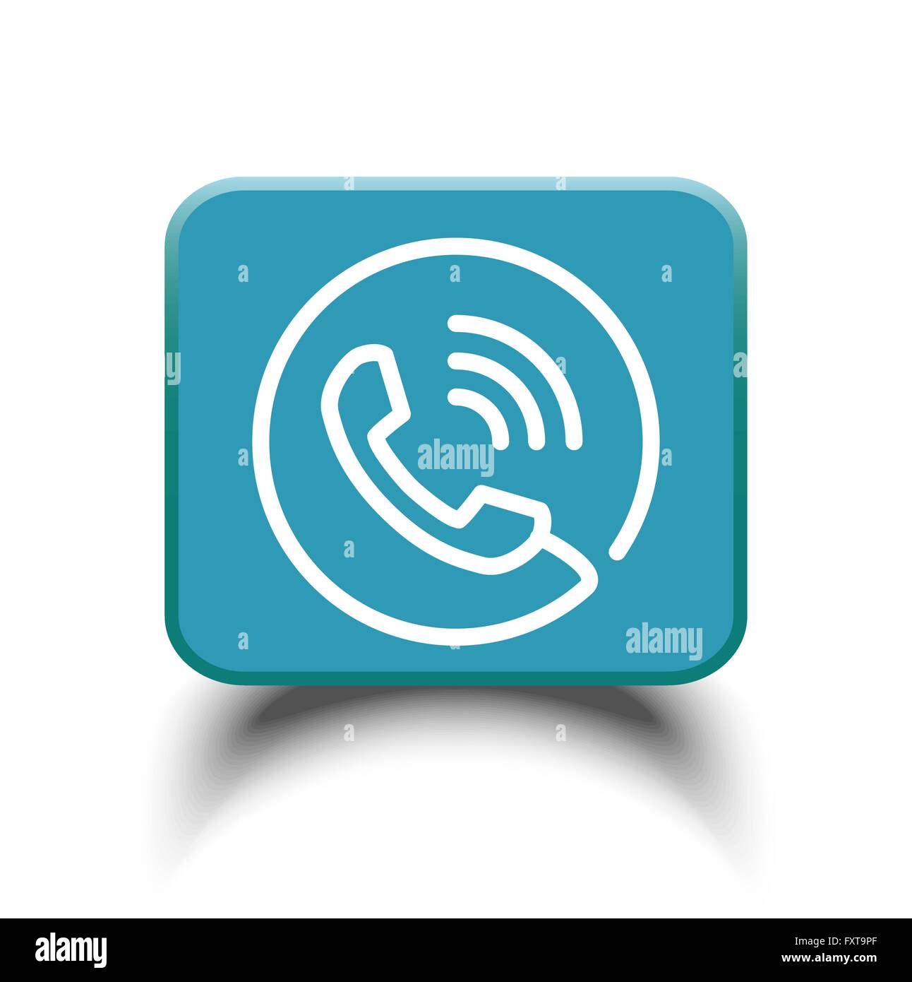 Pictograph of phone. Vector concept illustration for design. Eps 10 ...