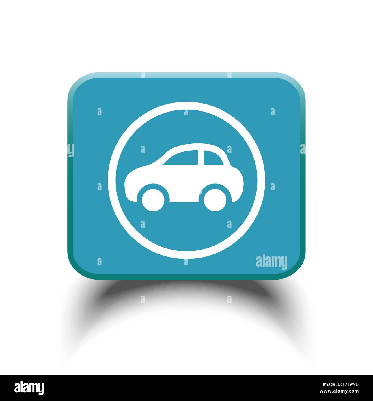 Pictograph of car. Vector concept illustration for design. Eps 10 Stock ...