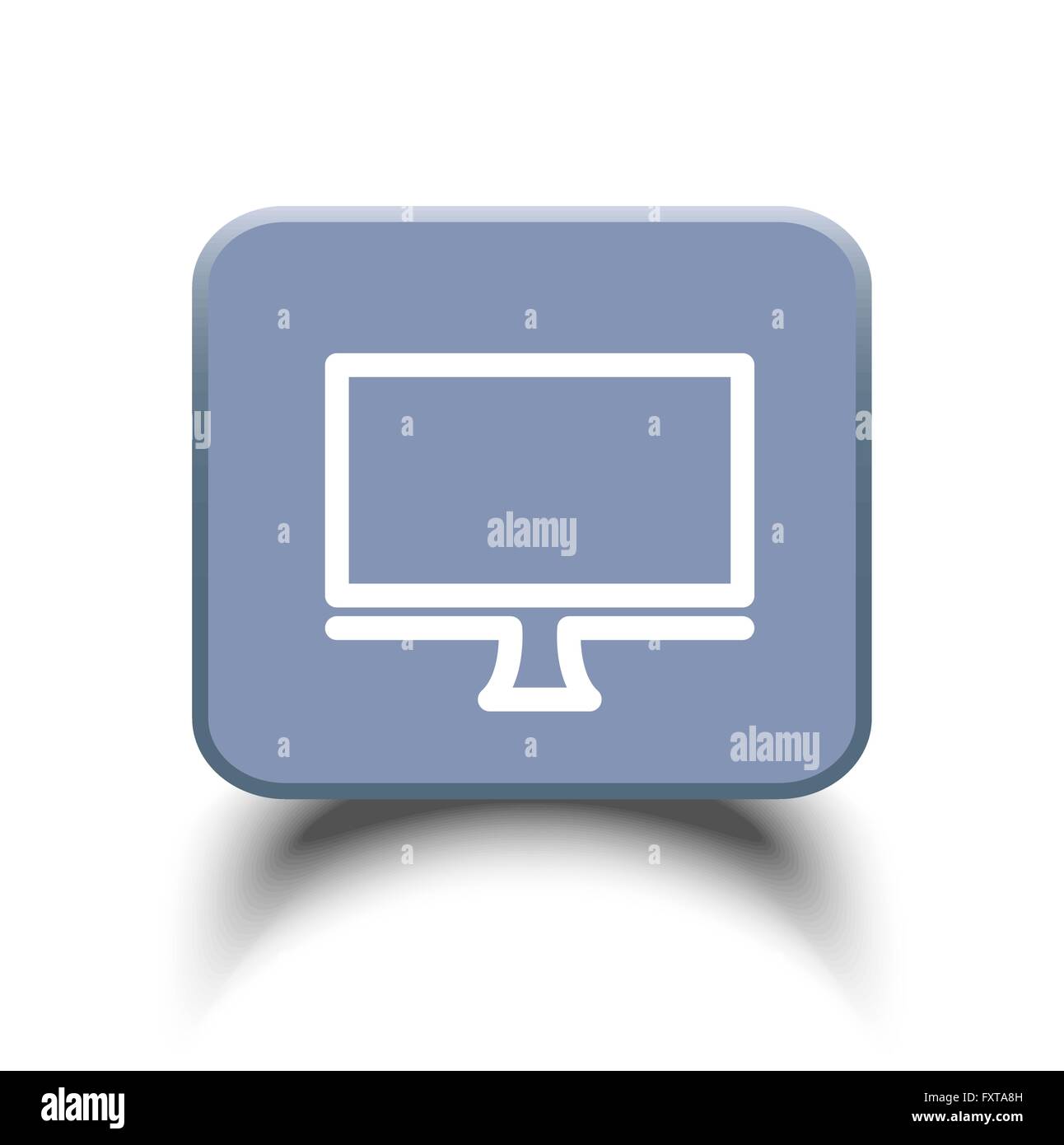 Pictograph of computer. Vector concept illustration for design. Eps 10 ...