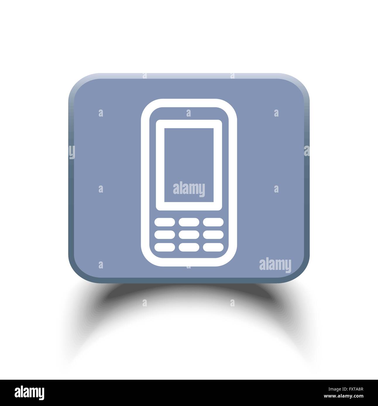 Pictograph of mobile. Vector concept illustration for design. Eps 10 ...