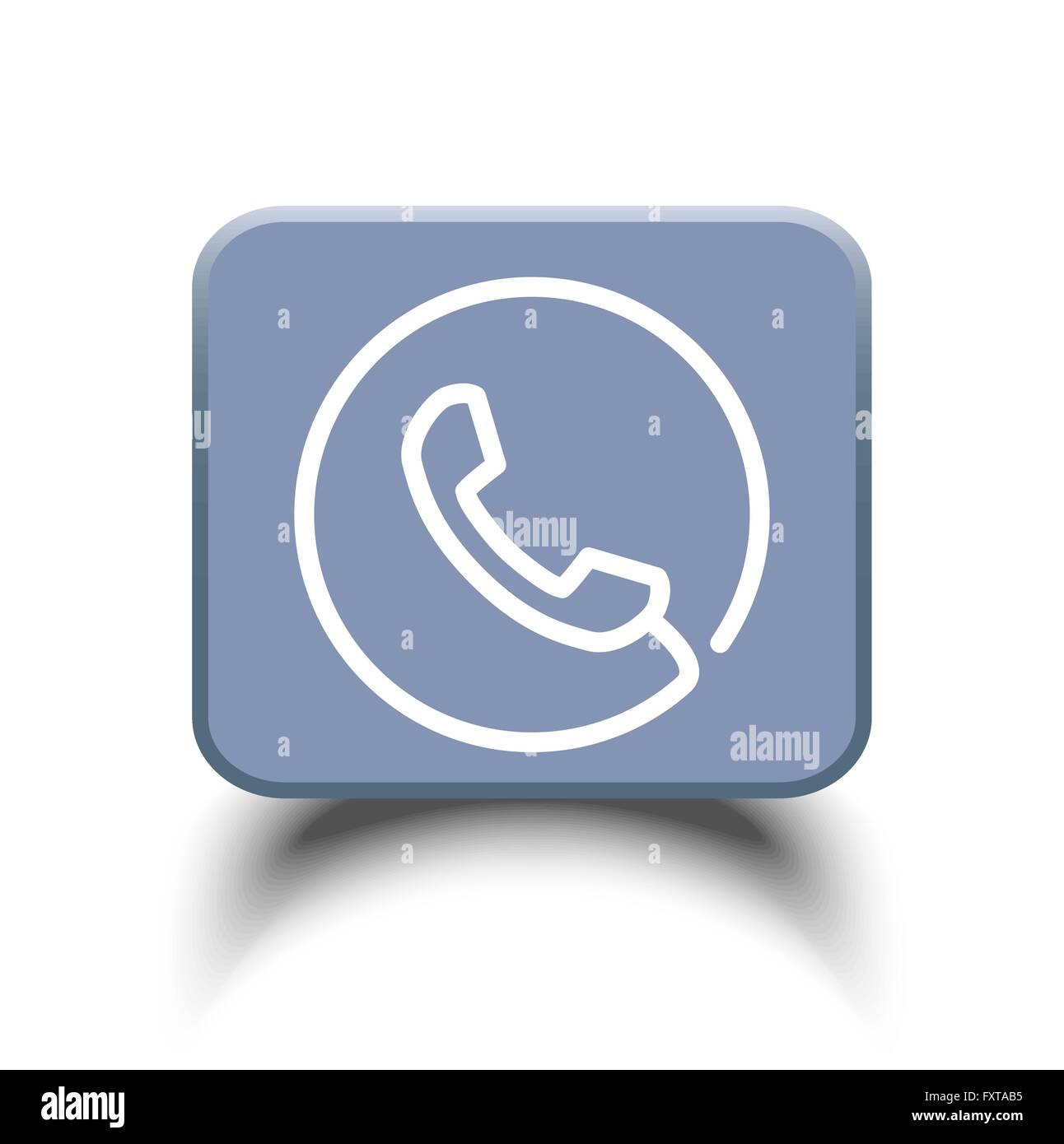 Pictograph of phone. Vector concept illustration for design. Eps 10 ...