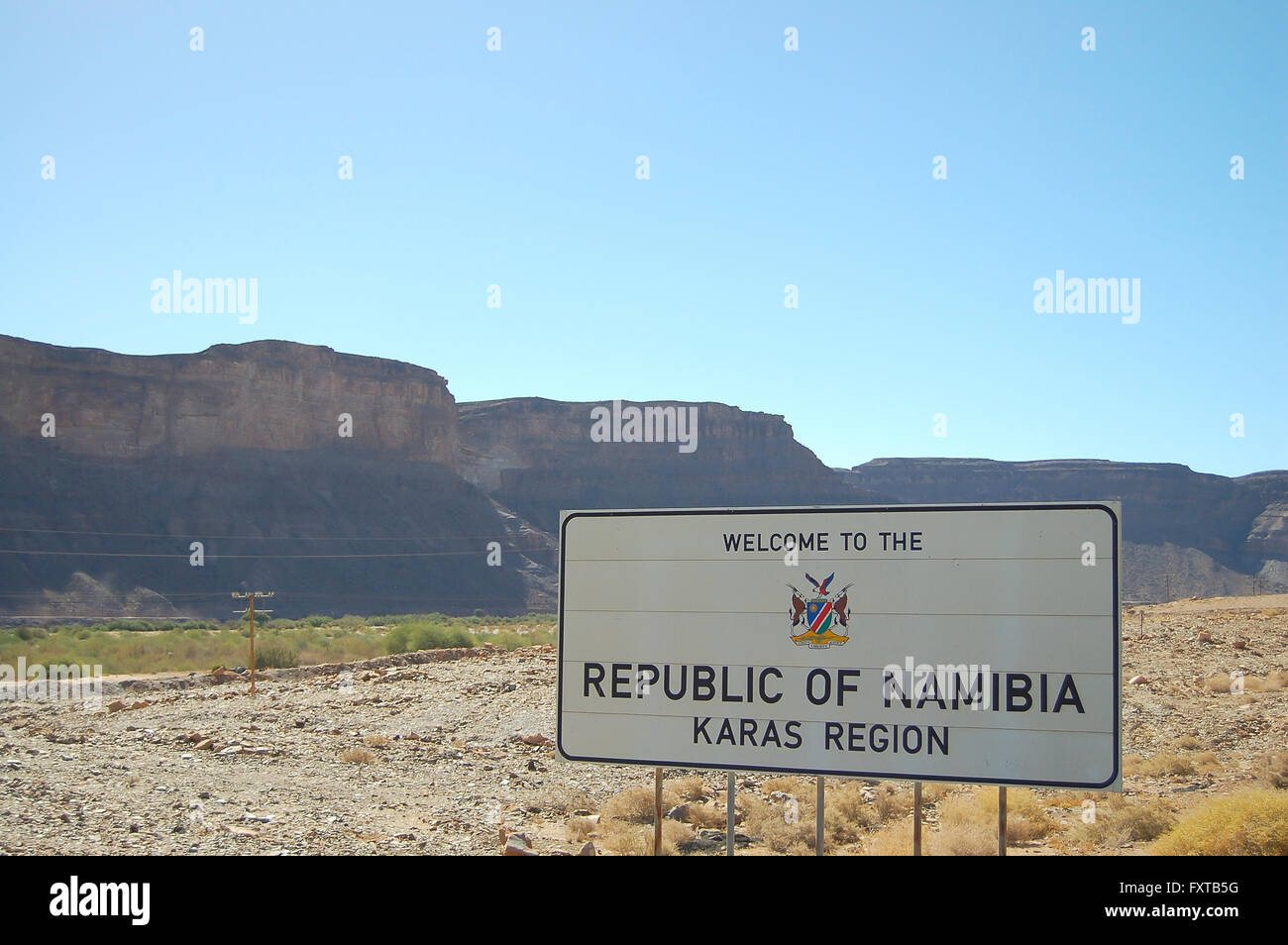 Border to namibia hi-res stock photography and images - Alamy