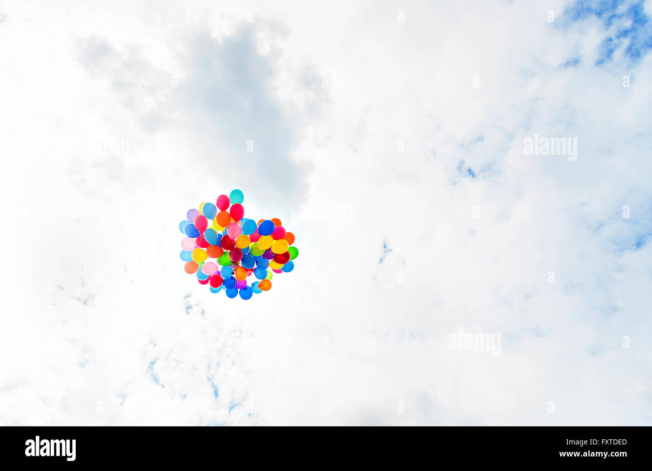 Summer Balloons Flying Stock Photo - Alamy