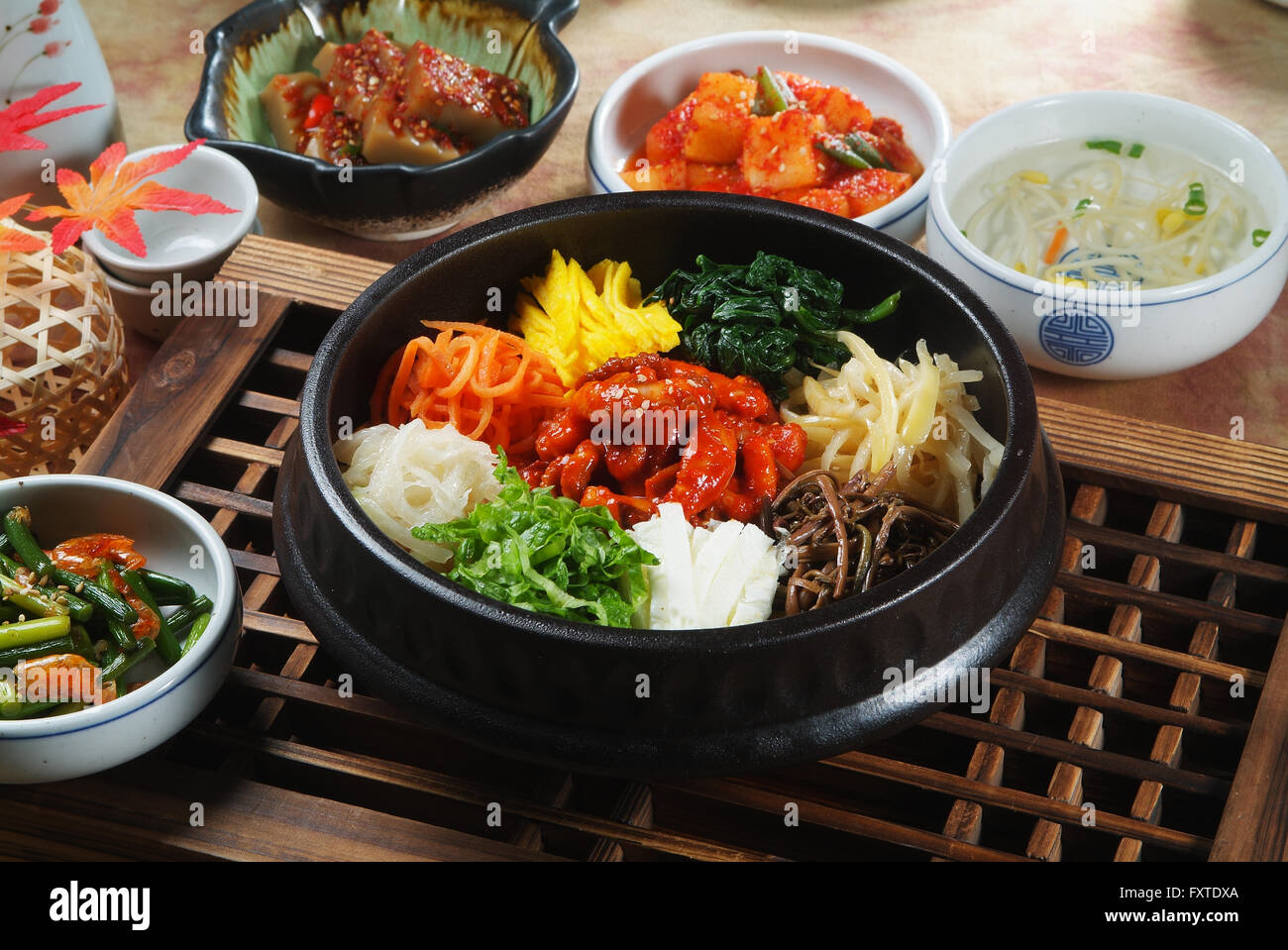 Korean Foods V3 Stock Photo - Alamy