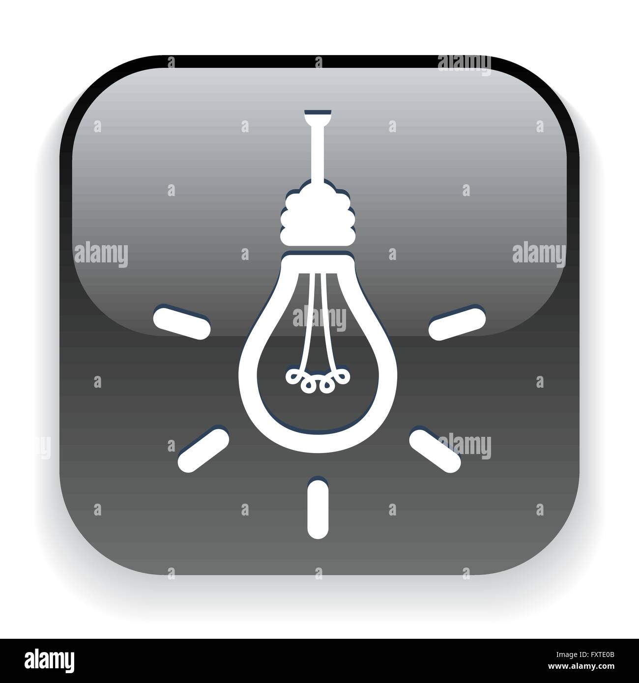 Pictograph of light bulb Stock Vector Image & Art - Alamy