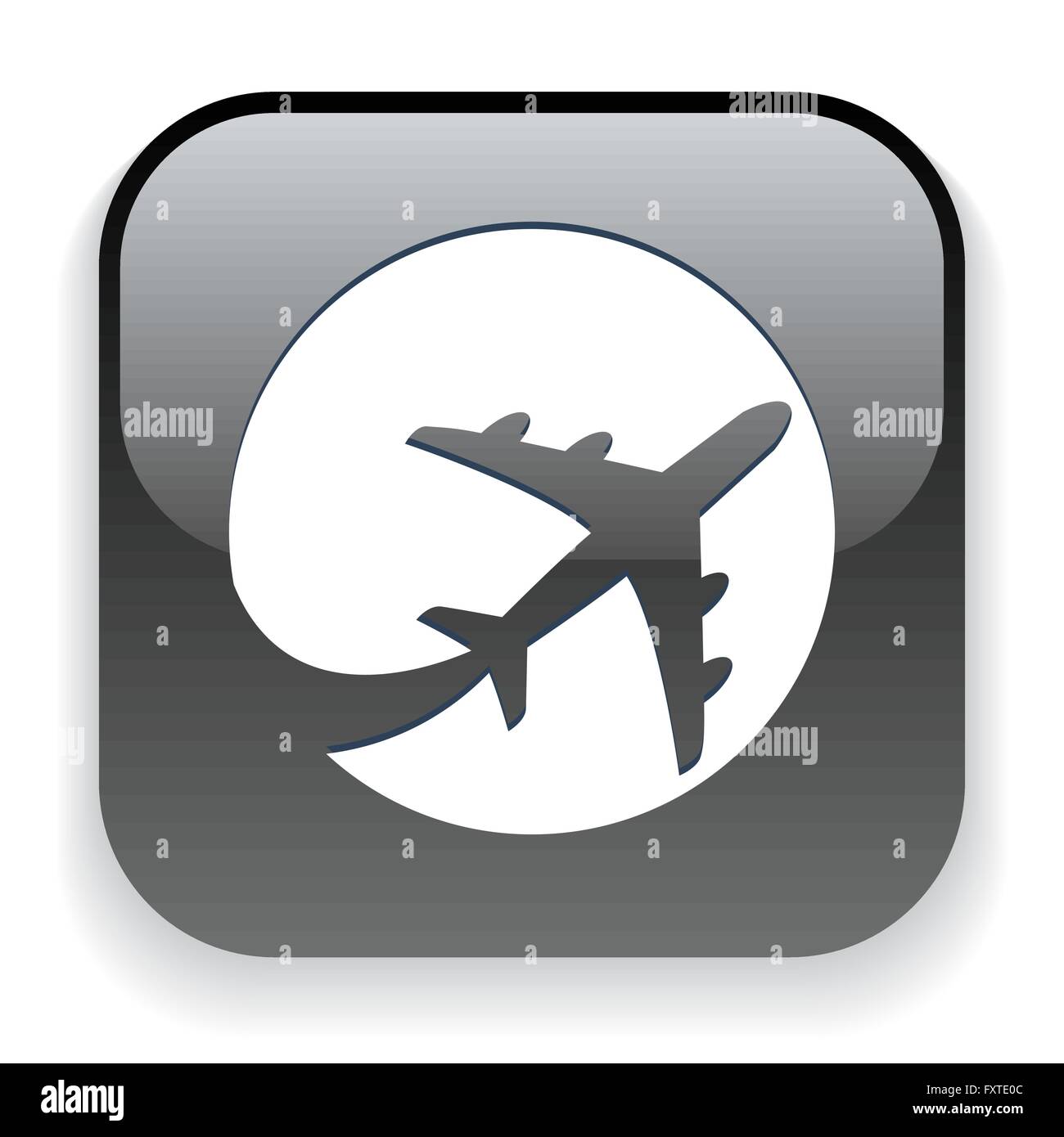 Pictograph of airplane Stock Vector Image & Art - Alamy