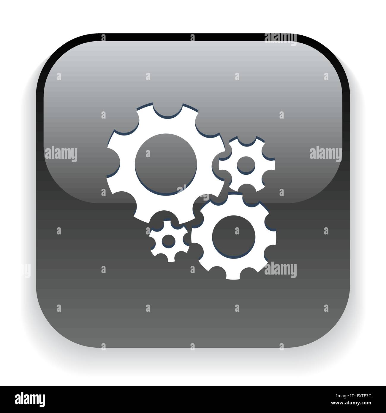 Pictograph of gear Stock Vector Image & Art - Alamy