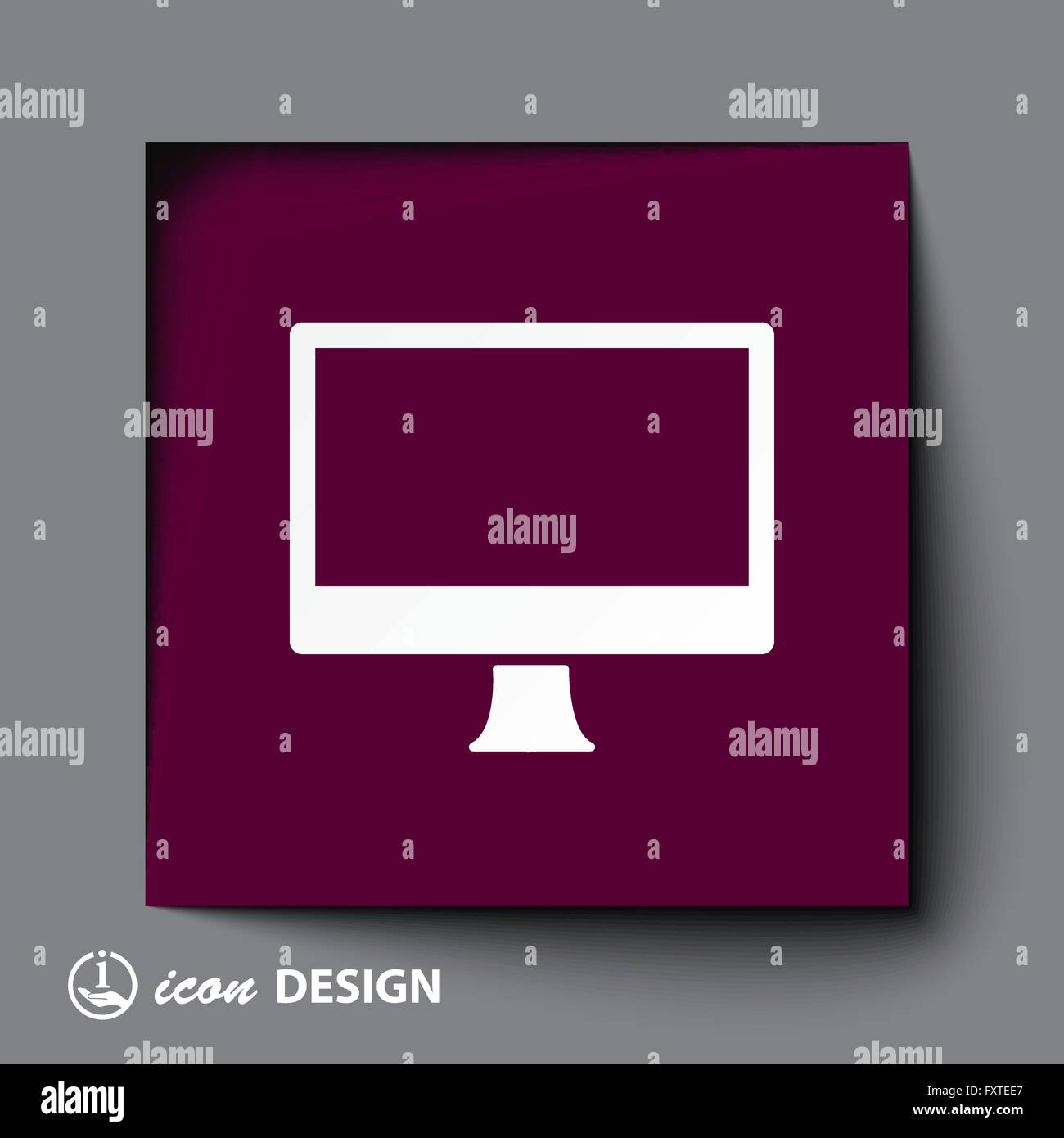 Pictograph of computer Stock Vector Image & Art - Alamy