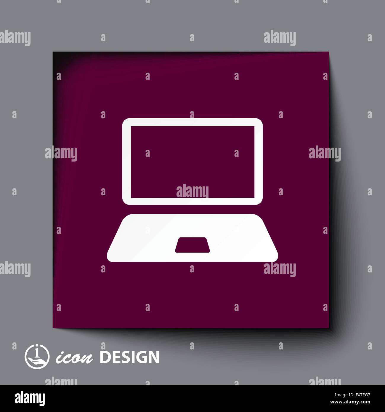 Pictograph of computer Stock Vector Image & Art - Alamy