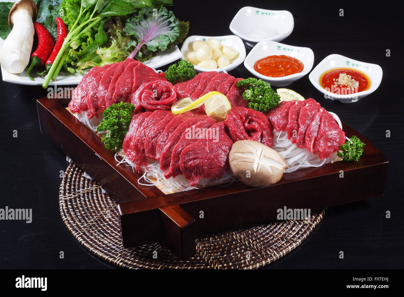 Korean Foods V3 Stock Photo - Alamy