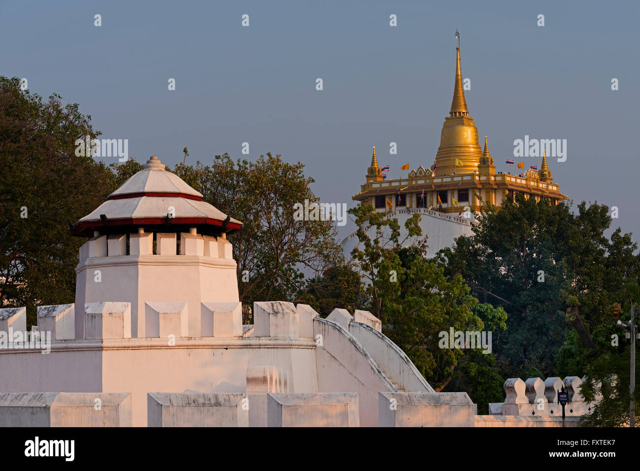 Mahakan Fort and Golden Mount Bangkok Thailand Stock Photo - Alamy