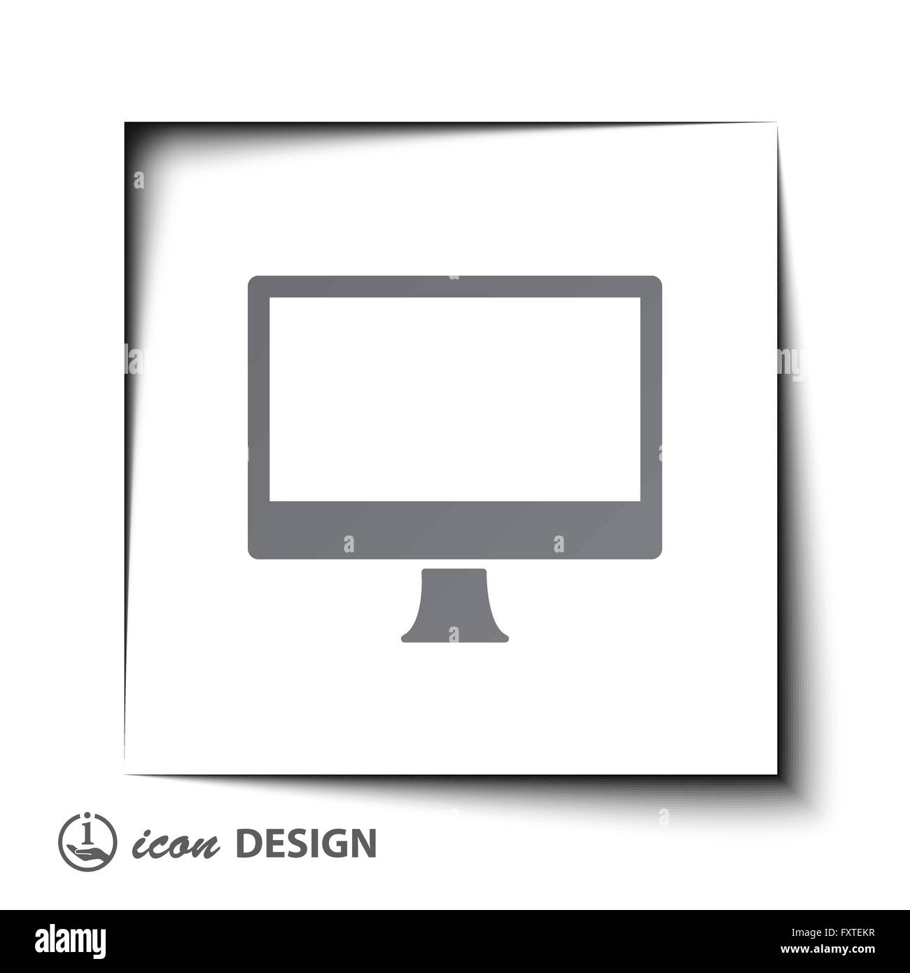 Pictograph of computer Stock Vector Image & Art - Alamy