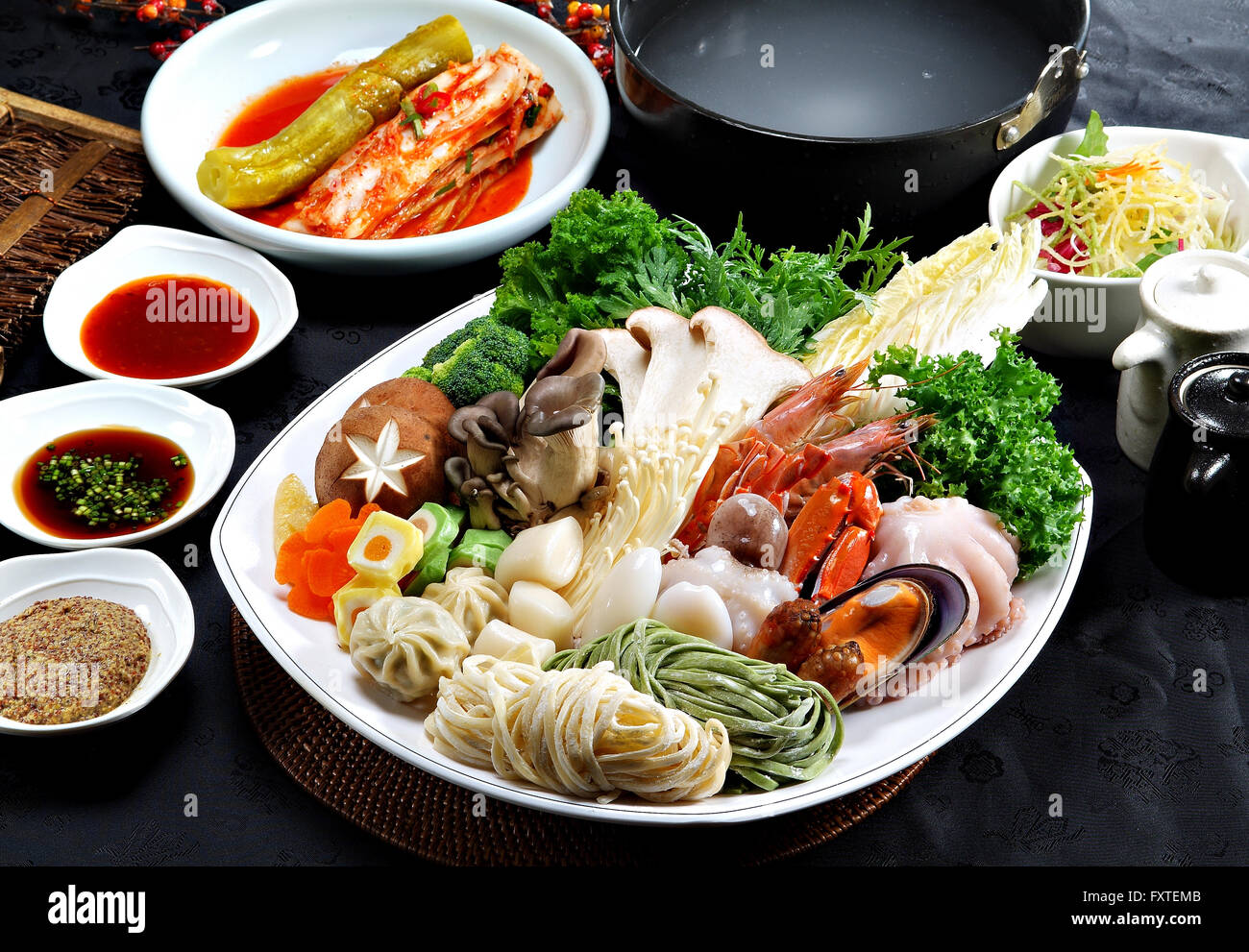 Korean Foods V3 Stock Photo - Alamy