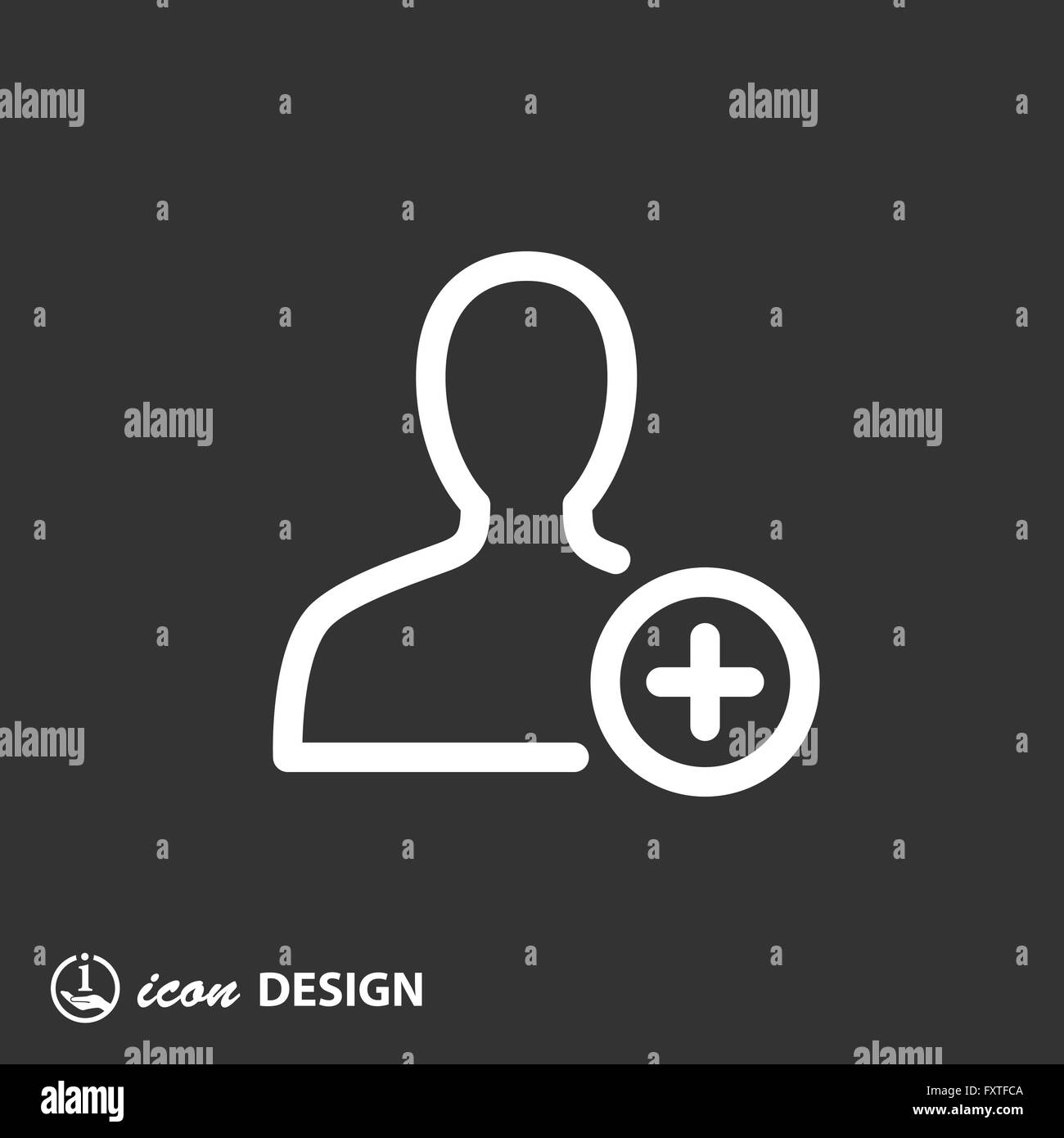 Pictograph of man or contact Stock Vector Image & Art - Alamy
