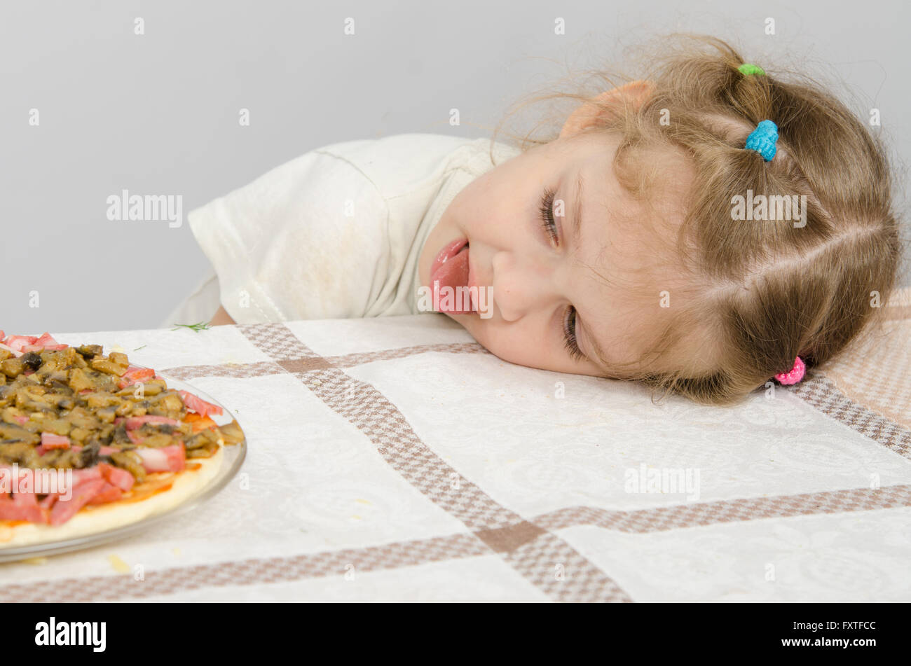 Tongue protruding eating hi-res stock photography and images - Alamy