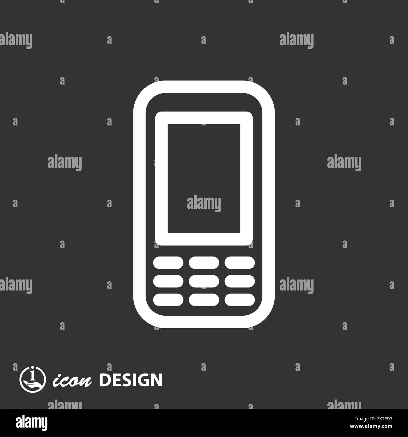Pictograph of mobile Stock Vector Image & Art - Alamy
