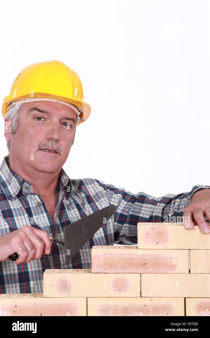 Labour red brick wall hi-res stock photography and images - Alamy