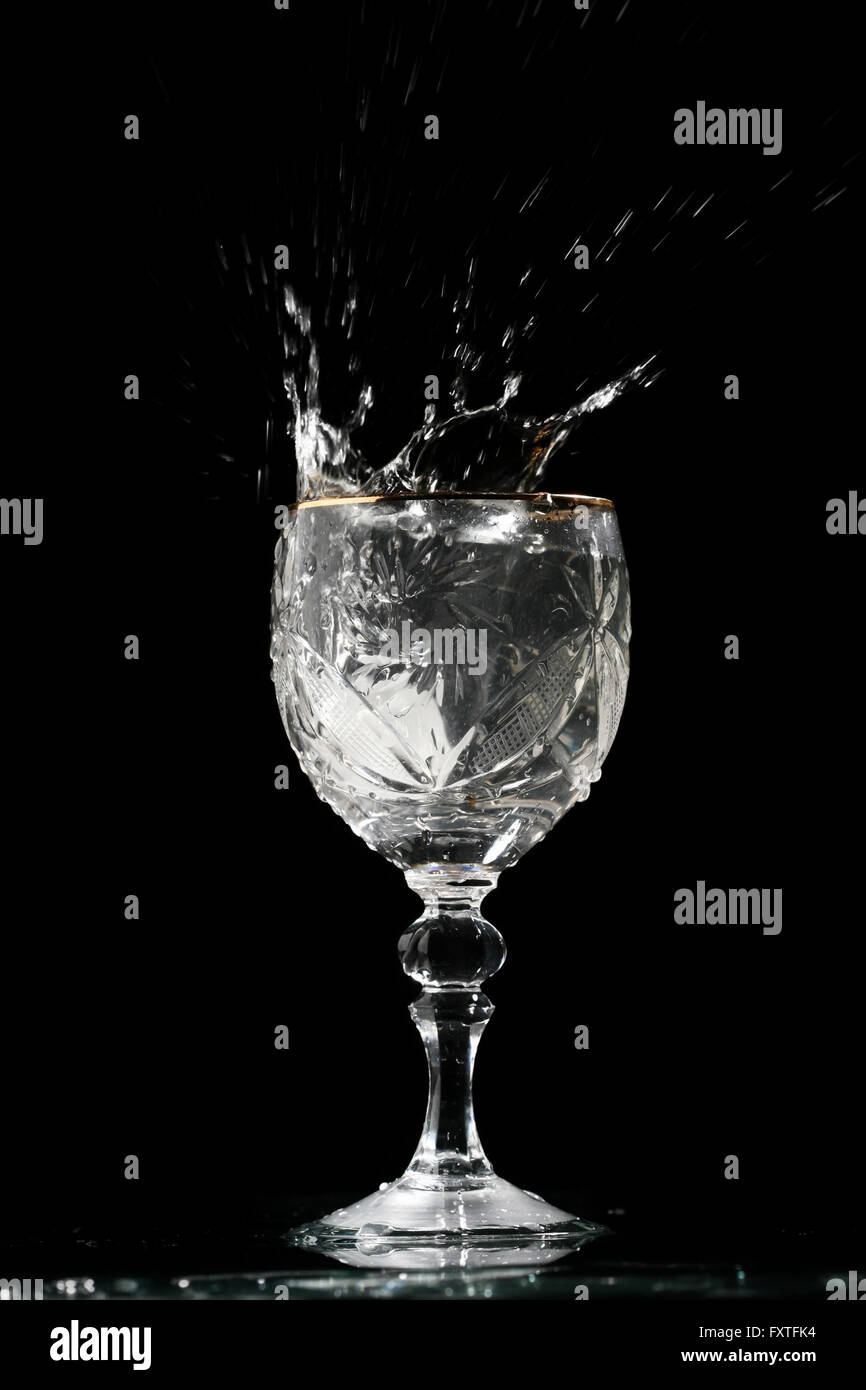 Water splash in grass Stock Photo - Alamy