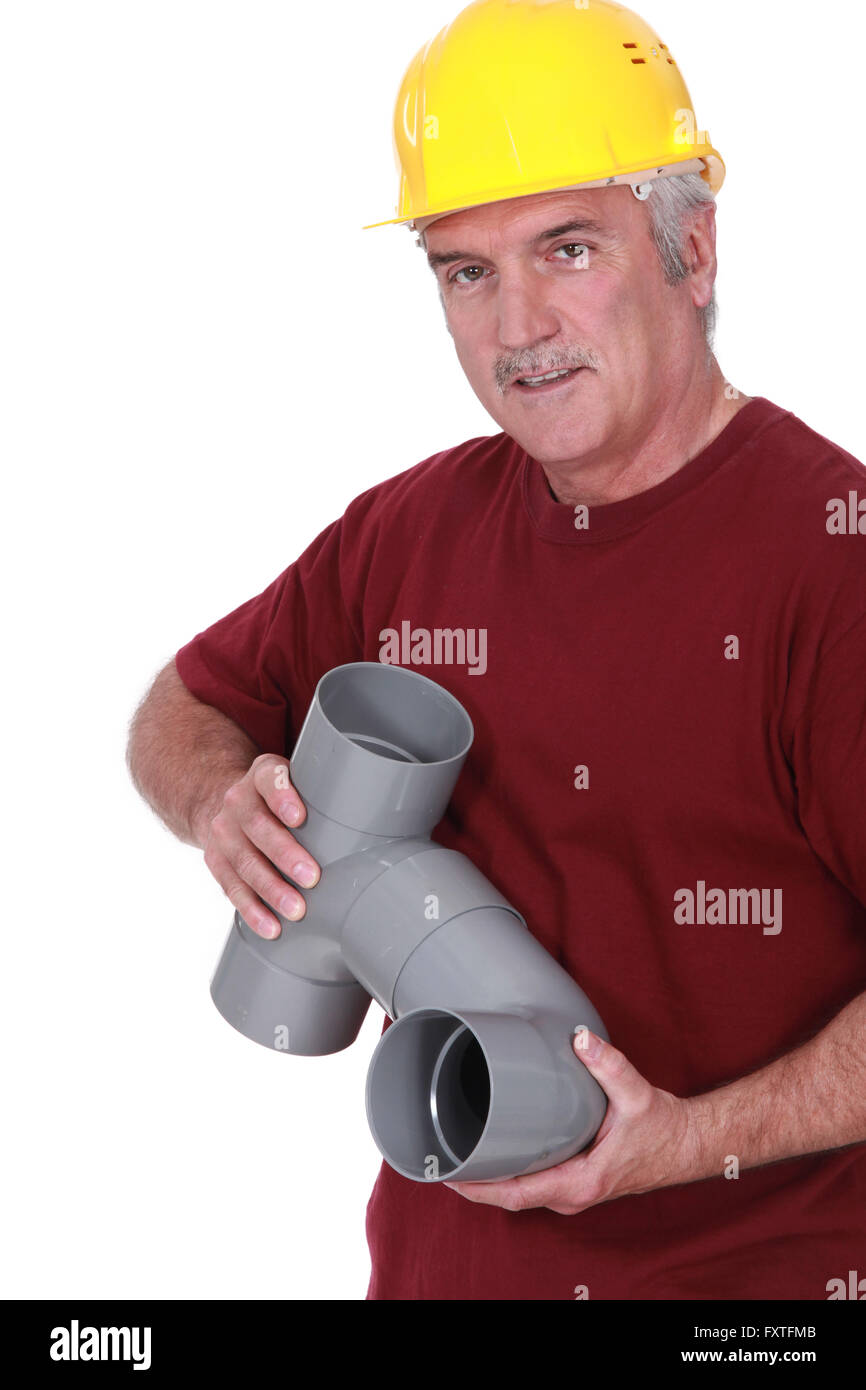 Plumber joining hi-res stock photography and images - Alamy